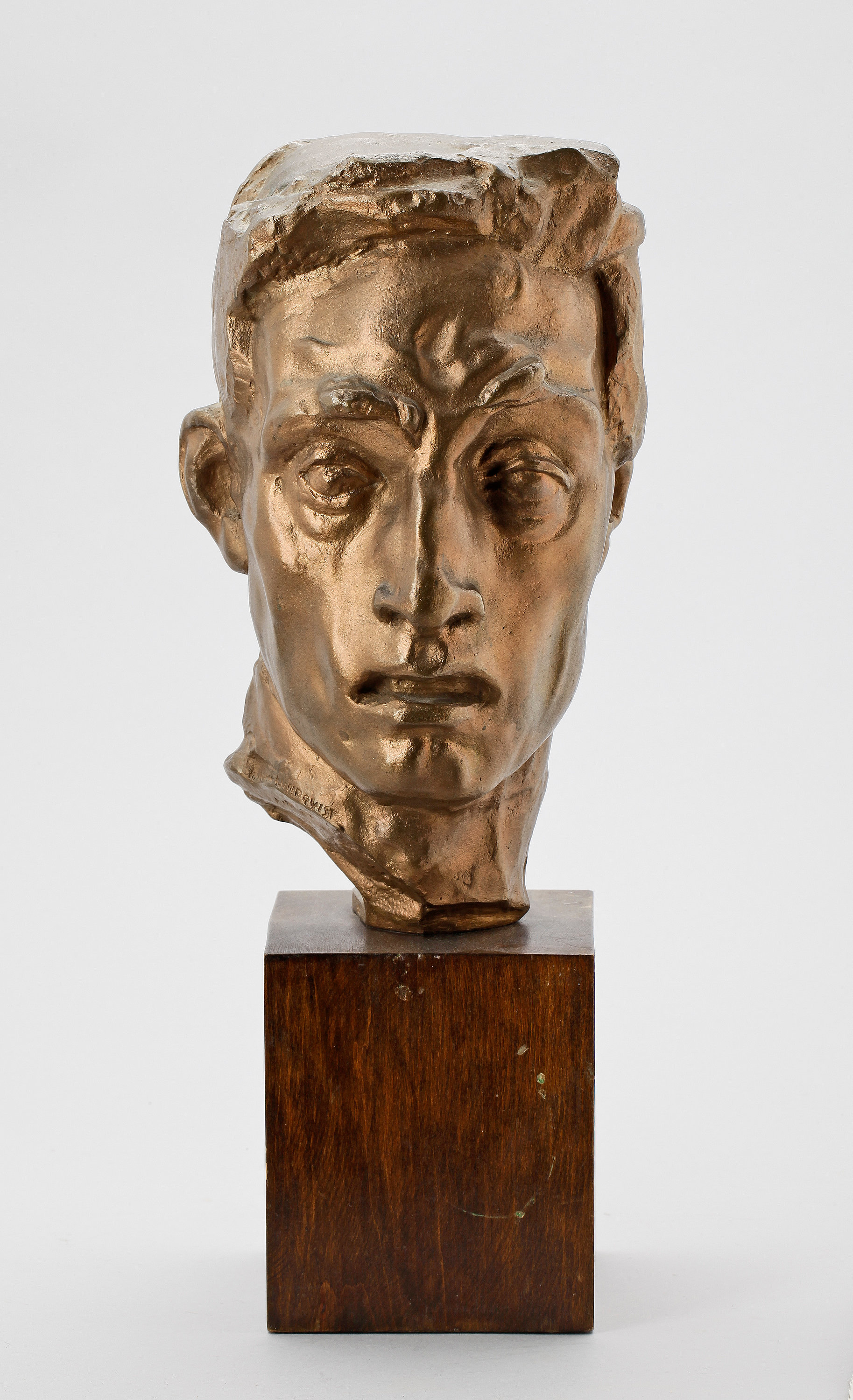 JOHN LUNDQVIST, skulptur, brons. Sign. - Bukowskis