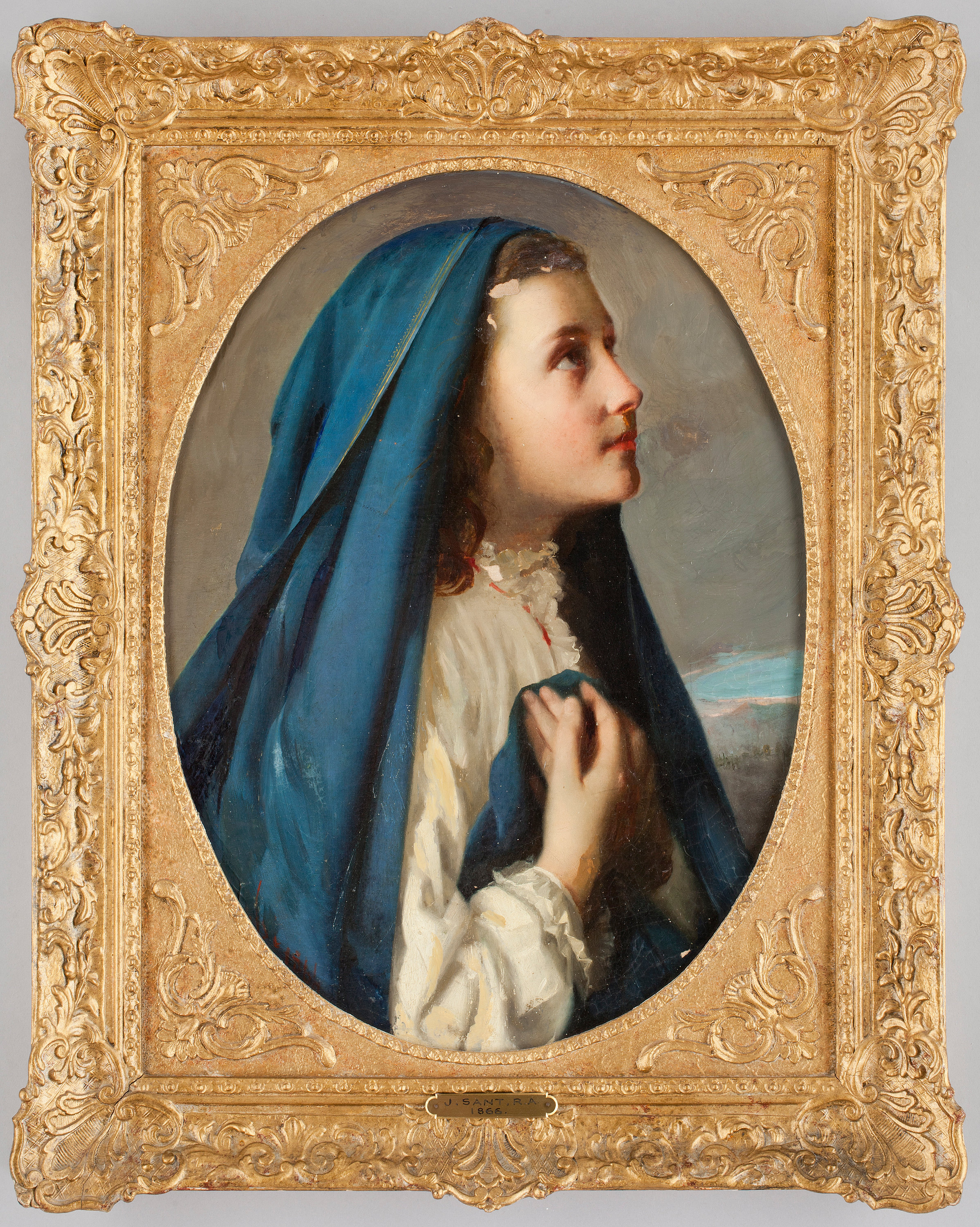 JAMES SANT. Olja på duk. Signerad. - Bukowskis