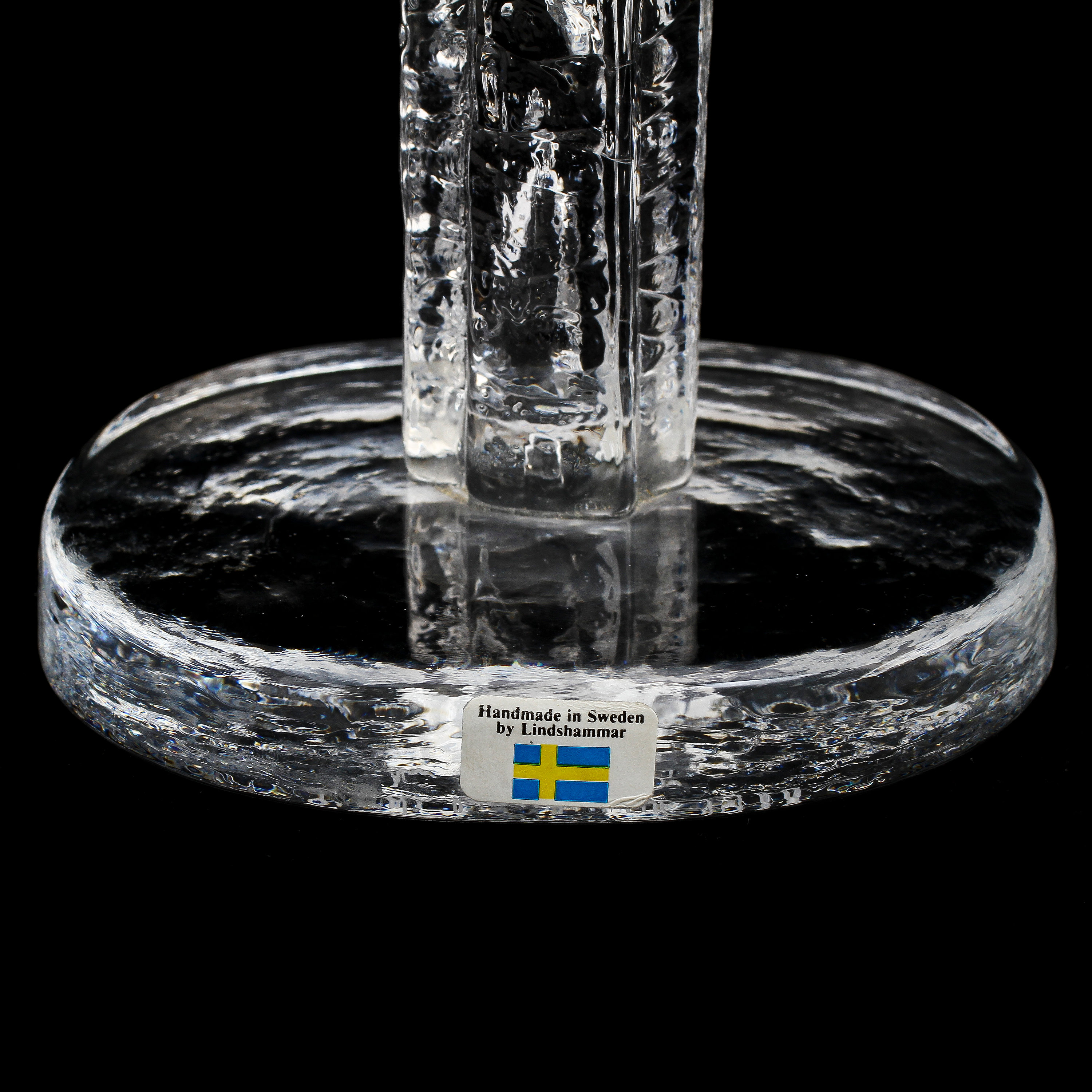 SKULPTUR, glas, Edvin Öhrström, Lindshammar, dat 1988. - Bukowskis