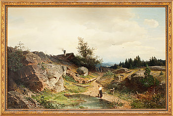 ANNA NORDGREN, olja på duk, sign. - Bukowskis