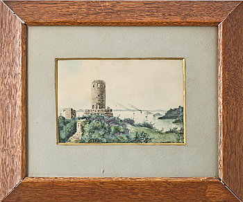 ANNA BILLING, akvarell, ej sign. - Bukowskis