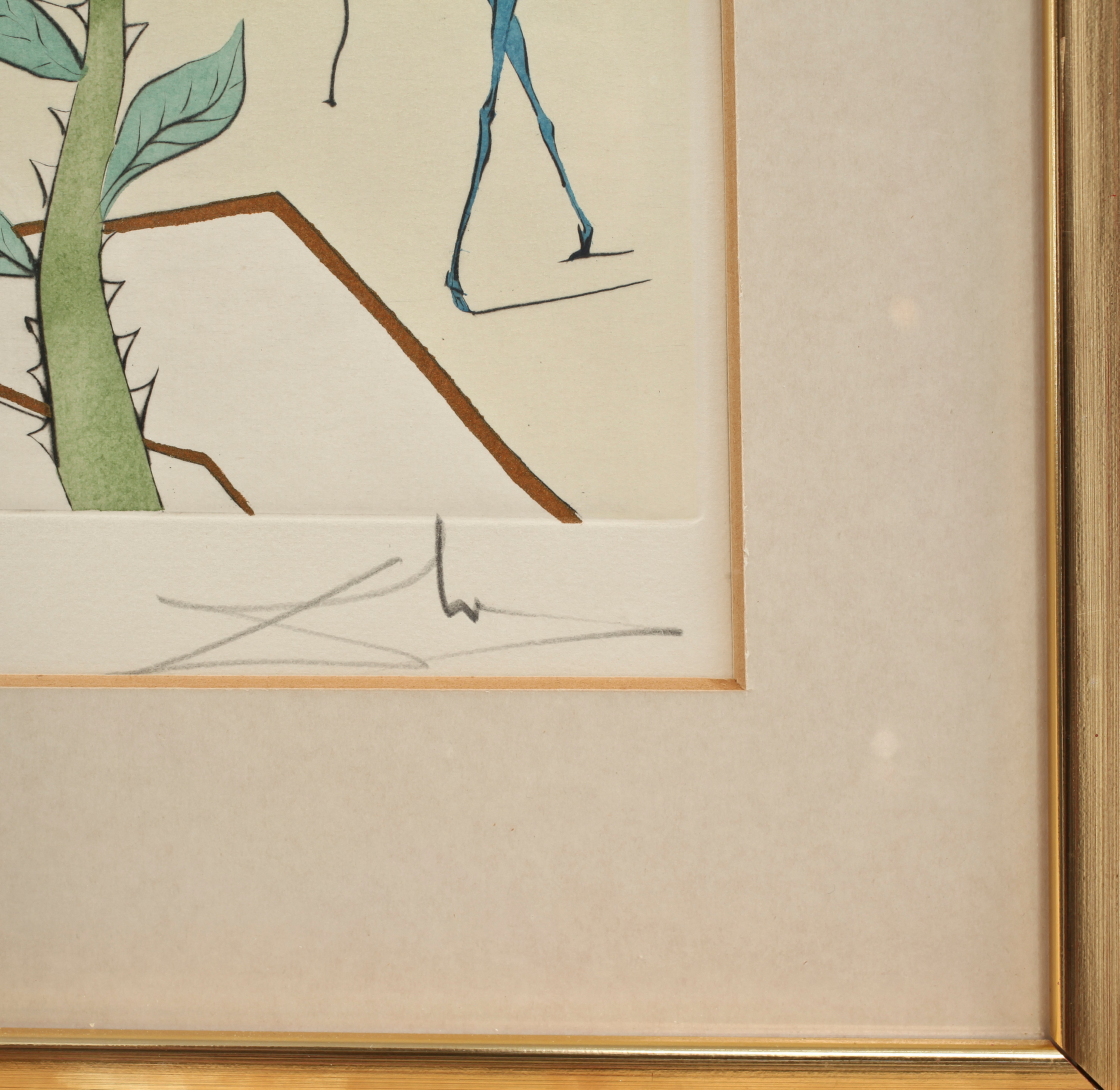 SALVADOR DALÍ, färglitografi, sign o numr 116/300. - Bukowskis