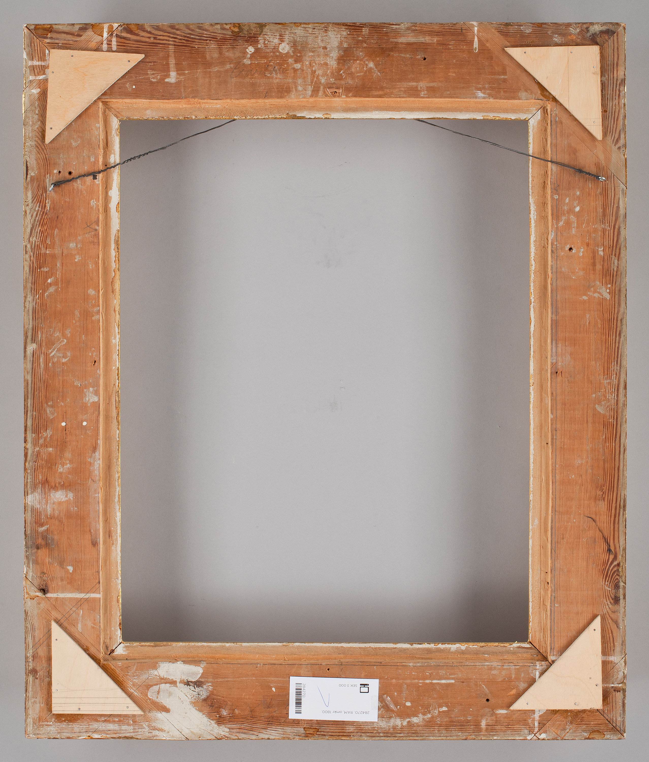 TAVELRAM, 1800-talets andra hälft. - Bukowskis