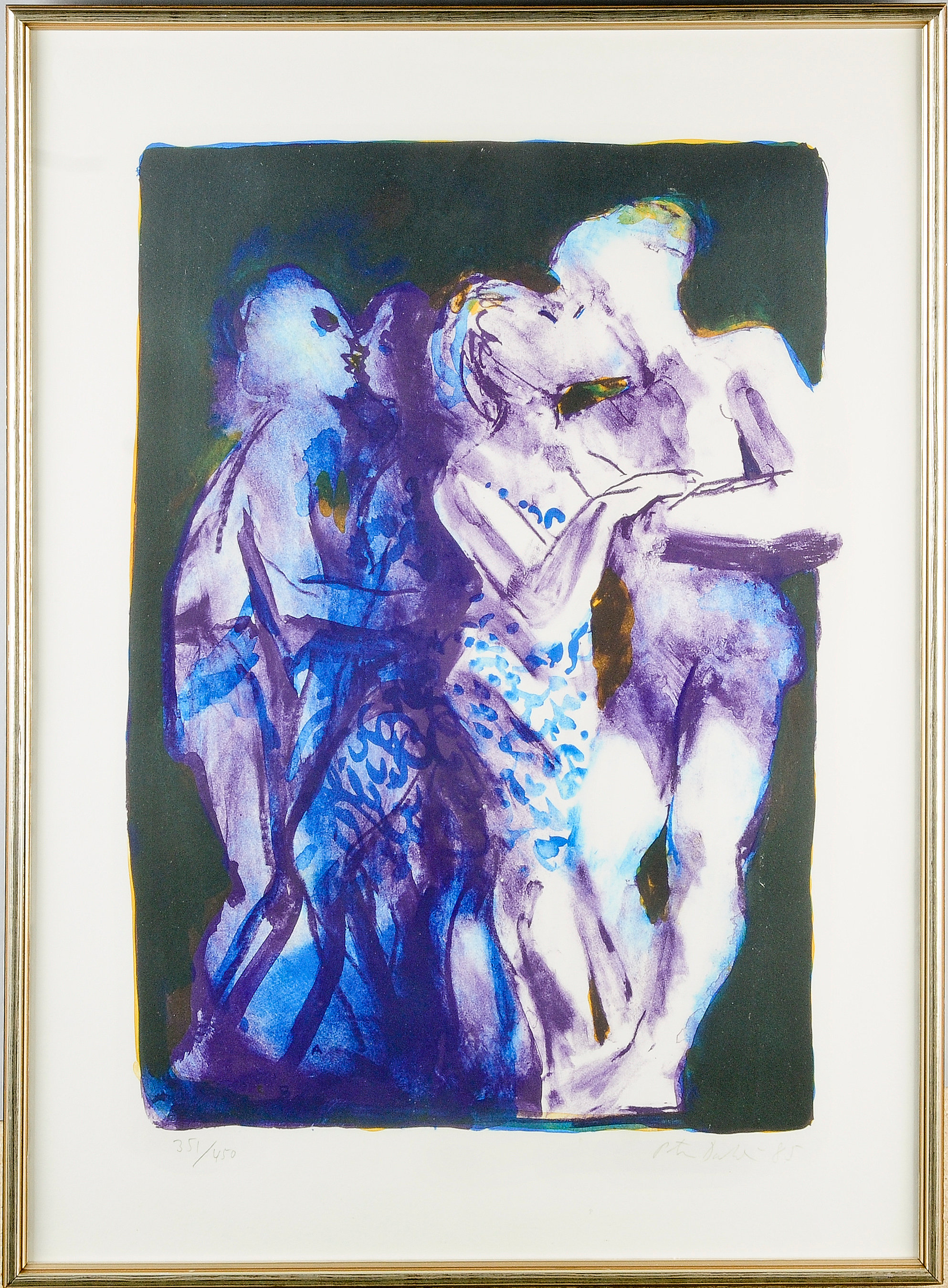 PETER DAHL, färglitografi, sign och dat -85, numr 351/450. - Bukowskis