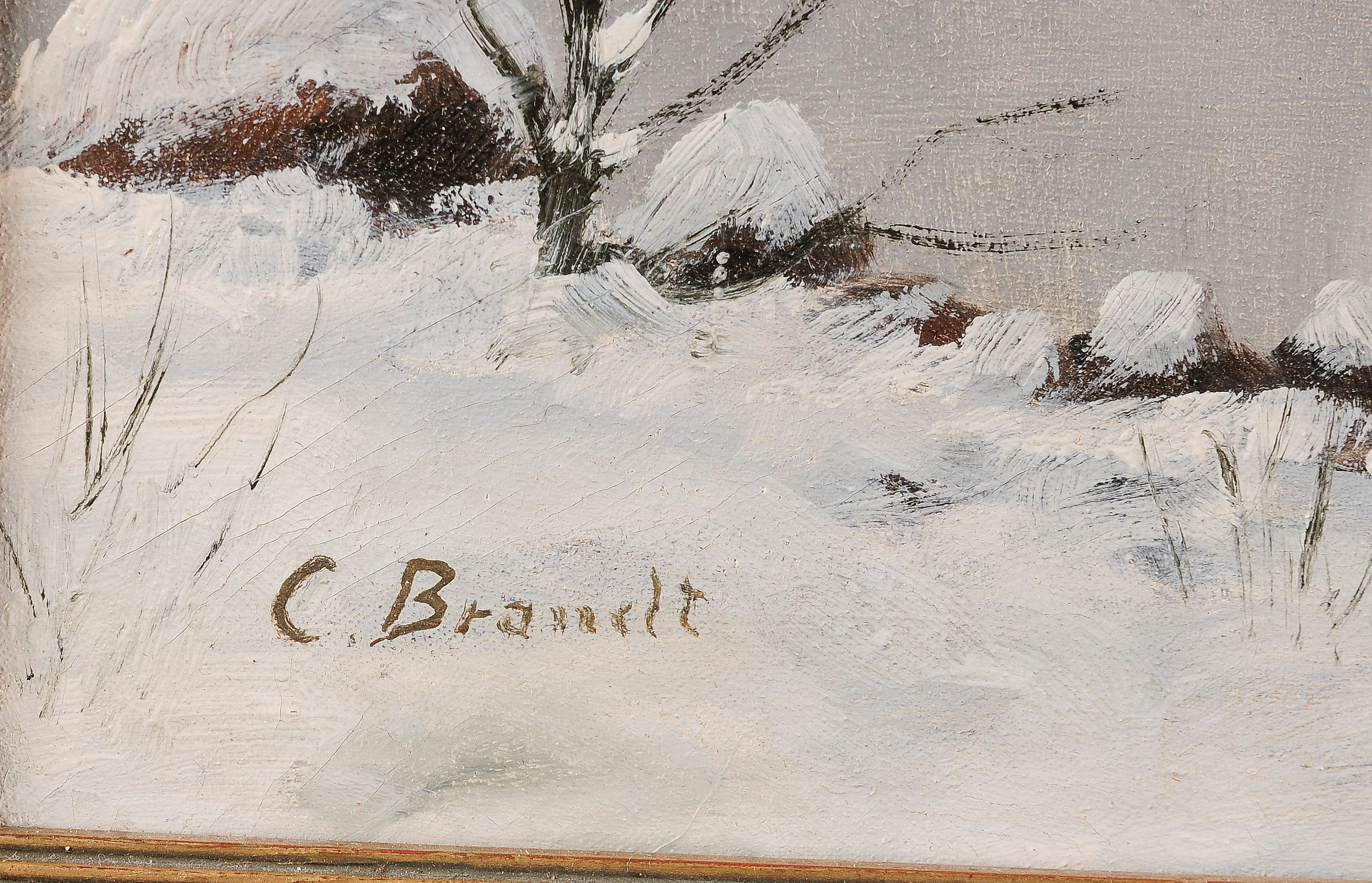 CARL BRANDT, olja på duk, sign. - Bukowskis