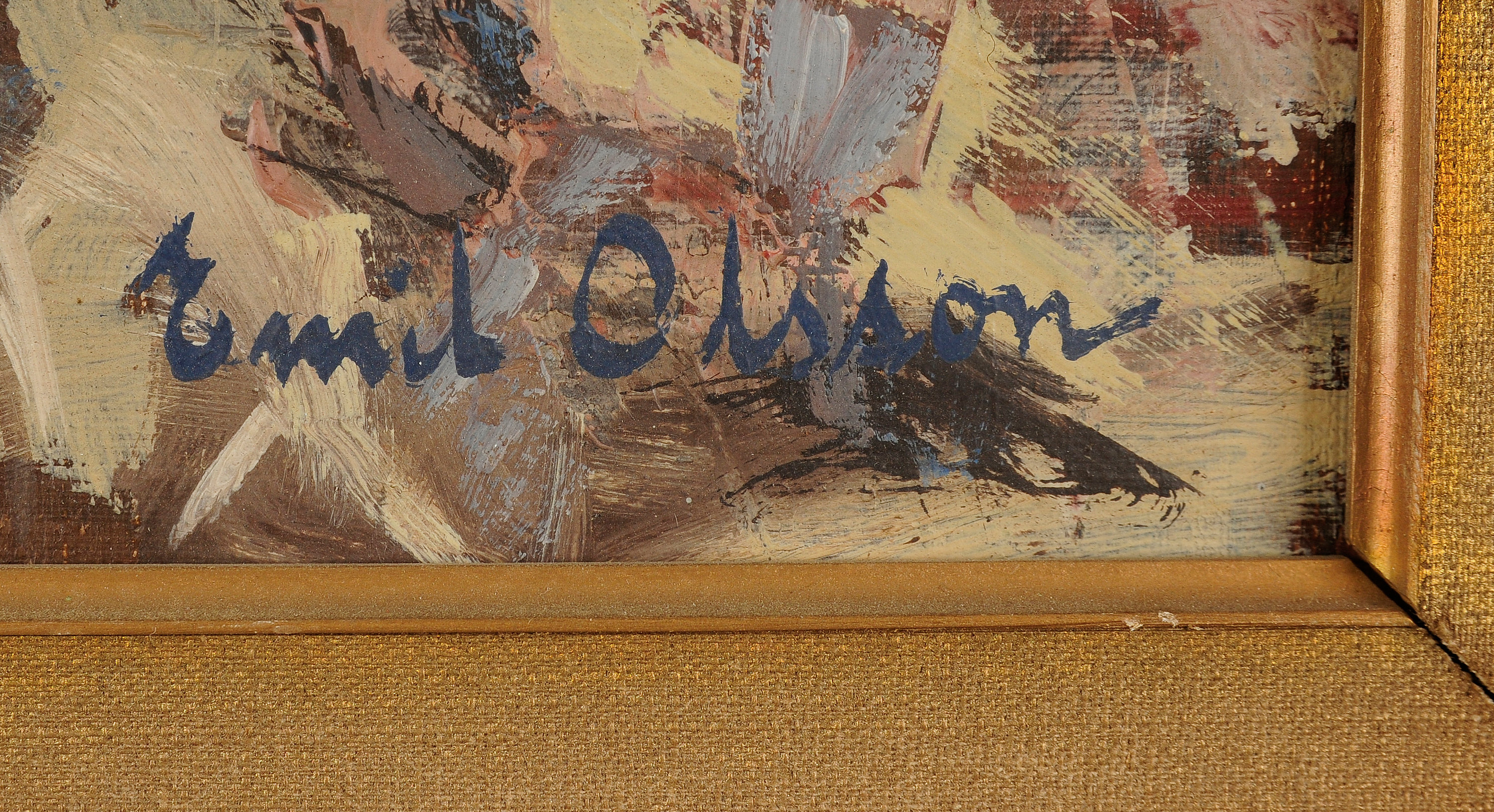 EMIL OLSSON, olja på duk, sign. - Bukowskis