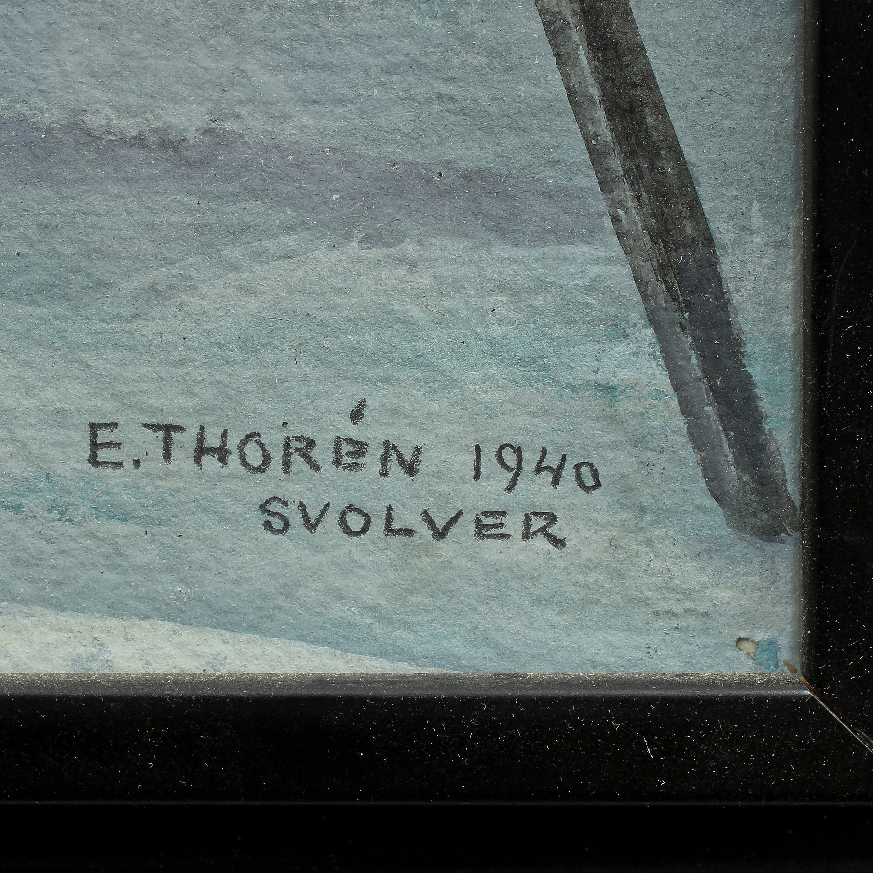 ESAIAS THORÉN, gouache, sign o dat 1940. - Bukowskis
