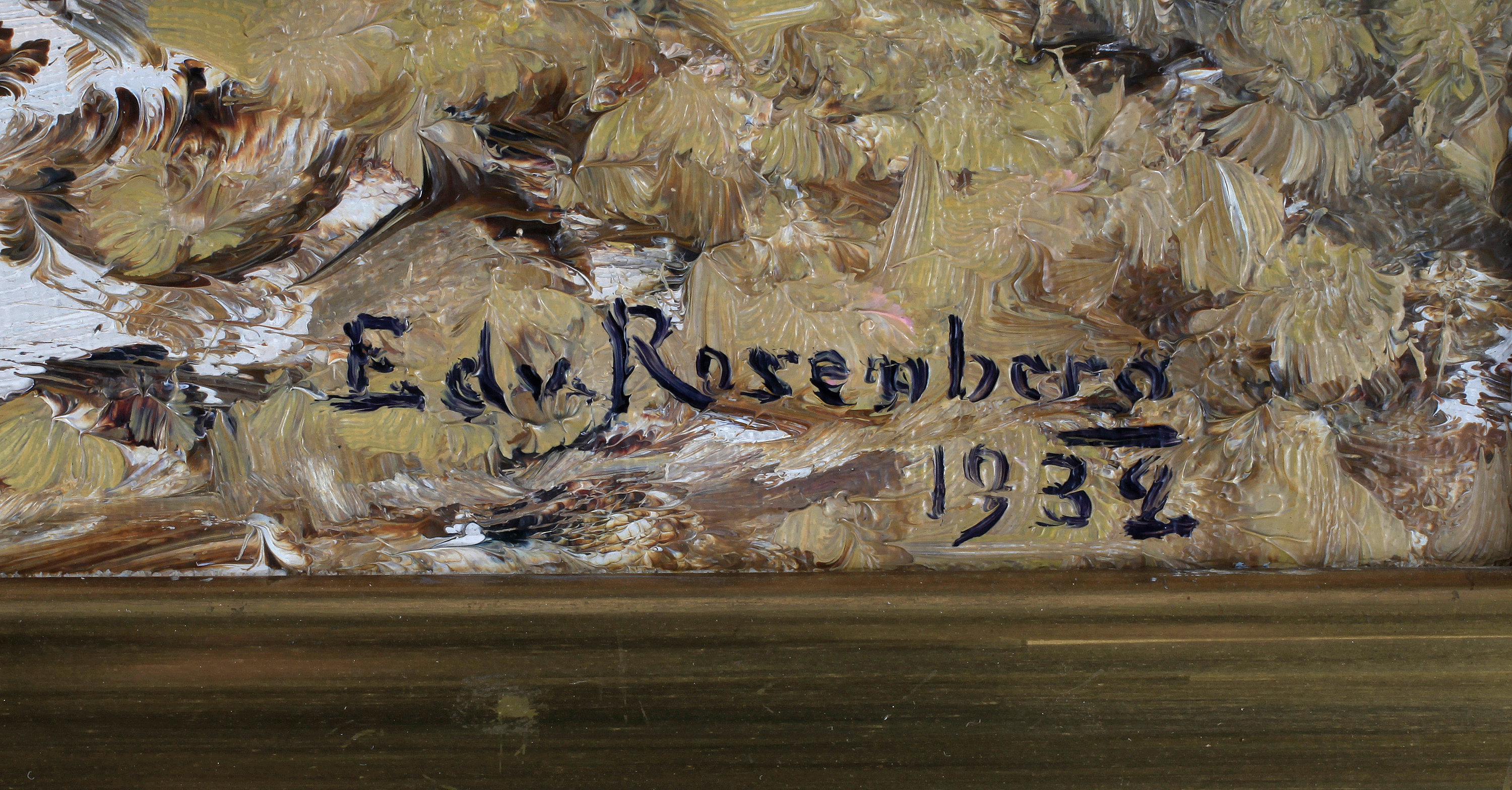 EDWARD ROSENBERG, olja på duk, sign och dat 1932. - Bukowskis