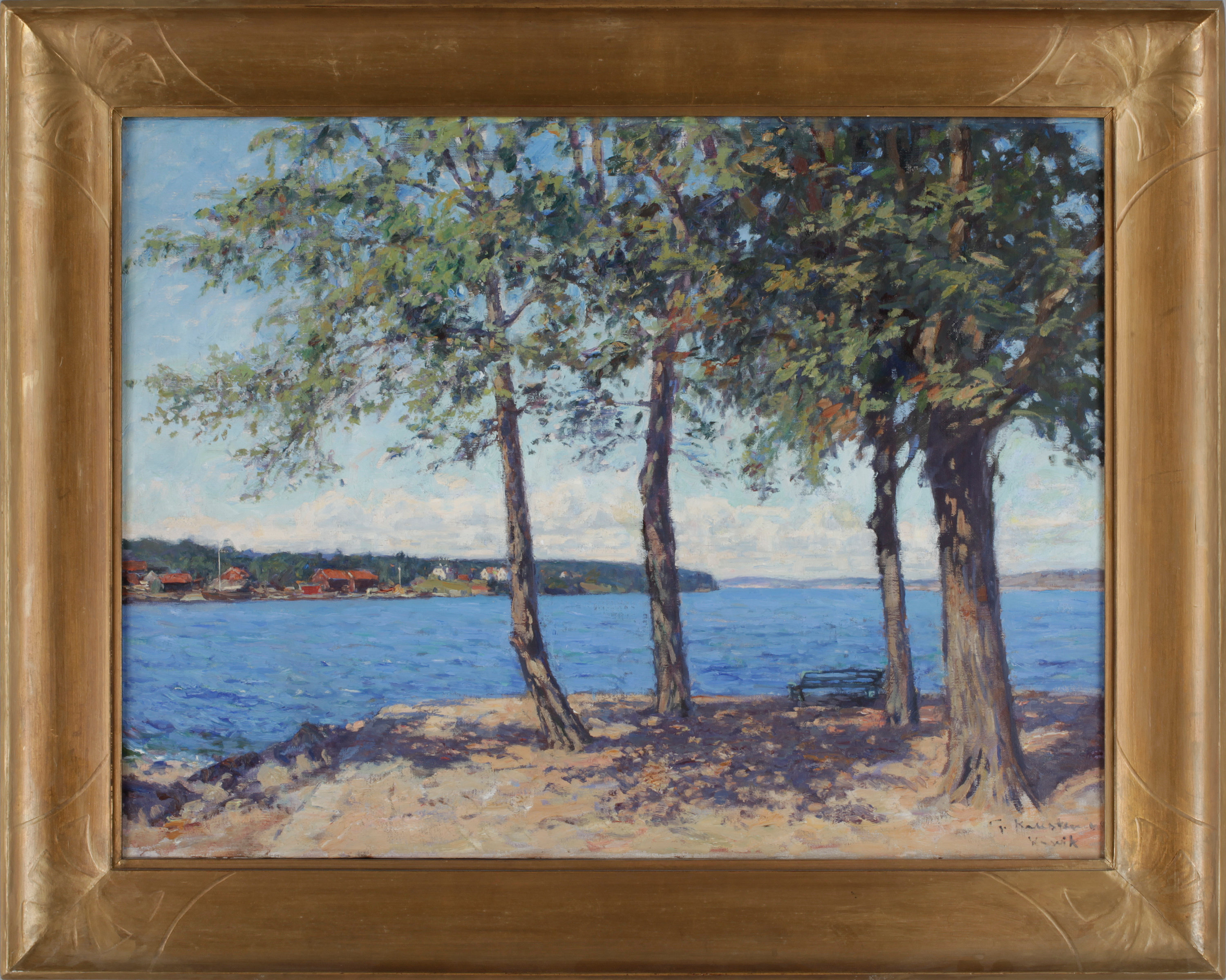 GOTTFRID KALLSTENIUS, olja på duk. Sign. - Bukowskis