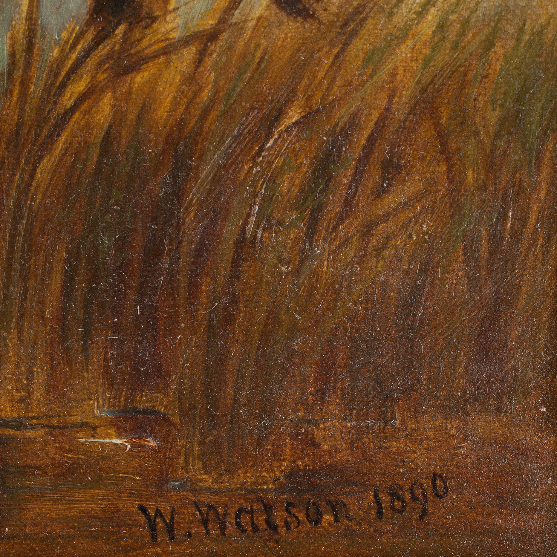 WILLIAM II WATSON, olja på duk, Skottland, sign o dat 1890. - Bukowskis