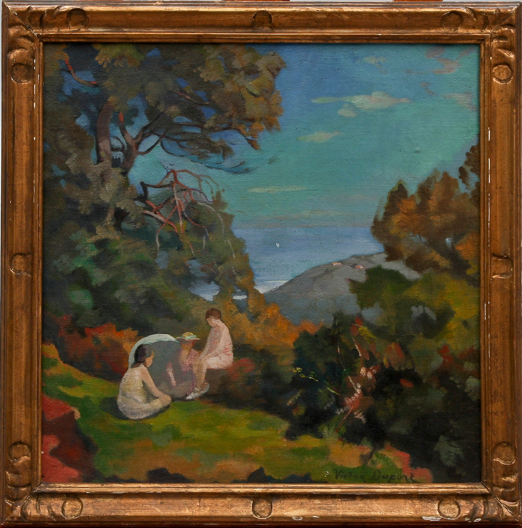 VICTOR DUPONT, olja på duk, sign. - Bukowskis