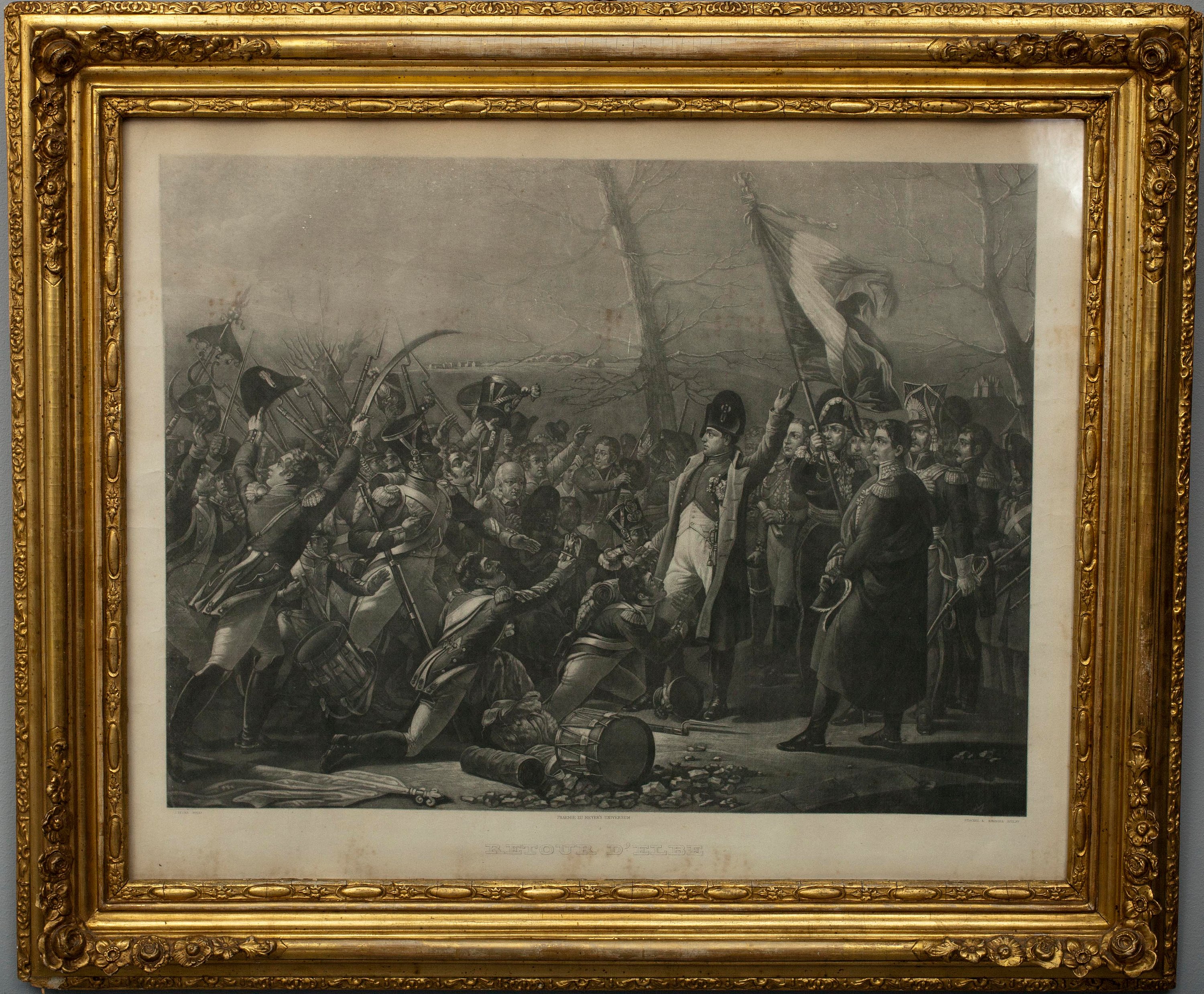 LITOGRAFIER, 2 st, Stackel & Kininger resp. Mayer & Kininger. 1800 ...