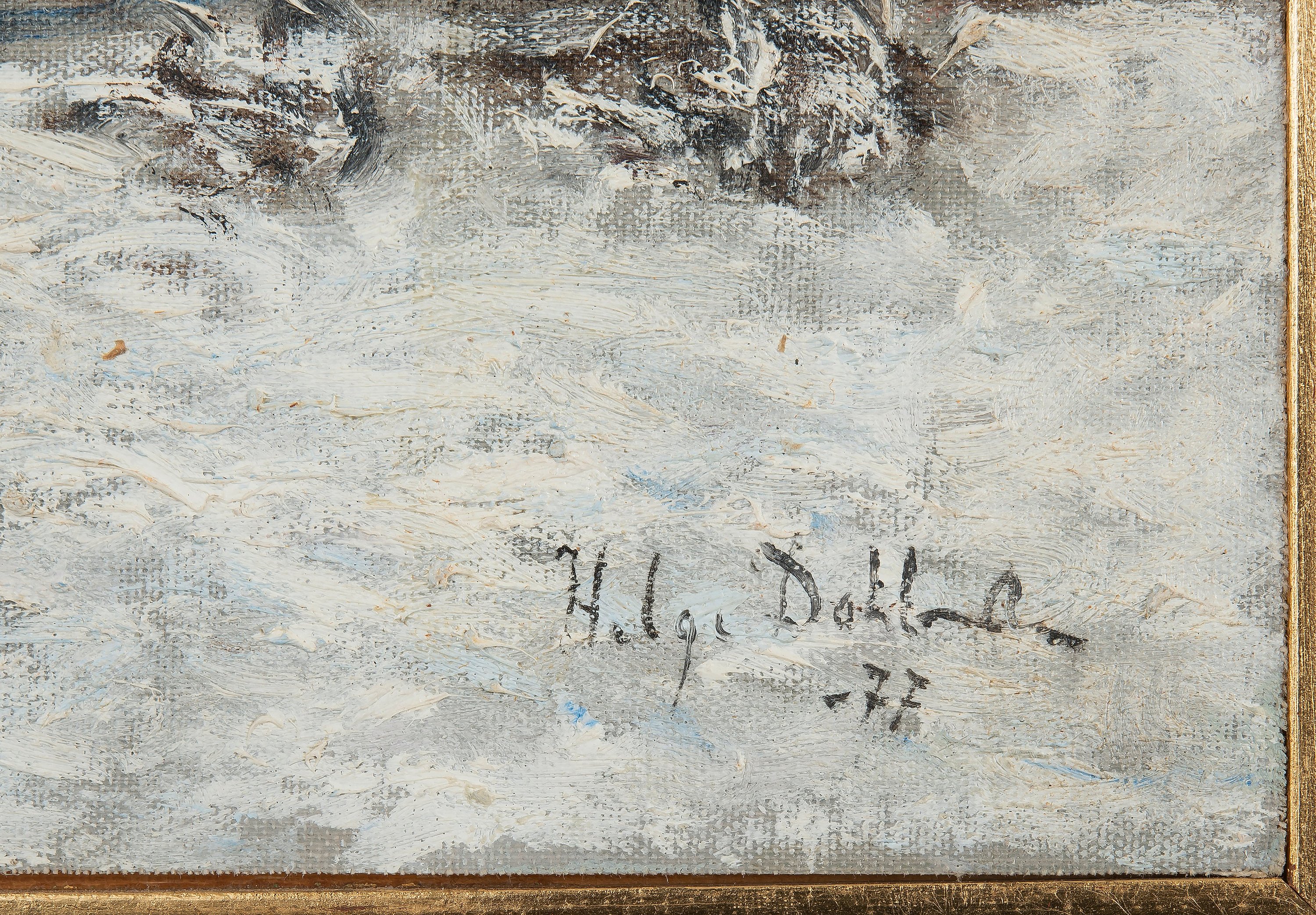 Helge Dahlman, TALVINEN METSÄ. - Bukowskis