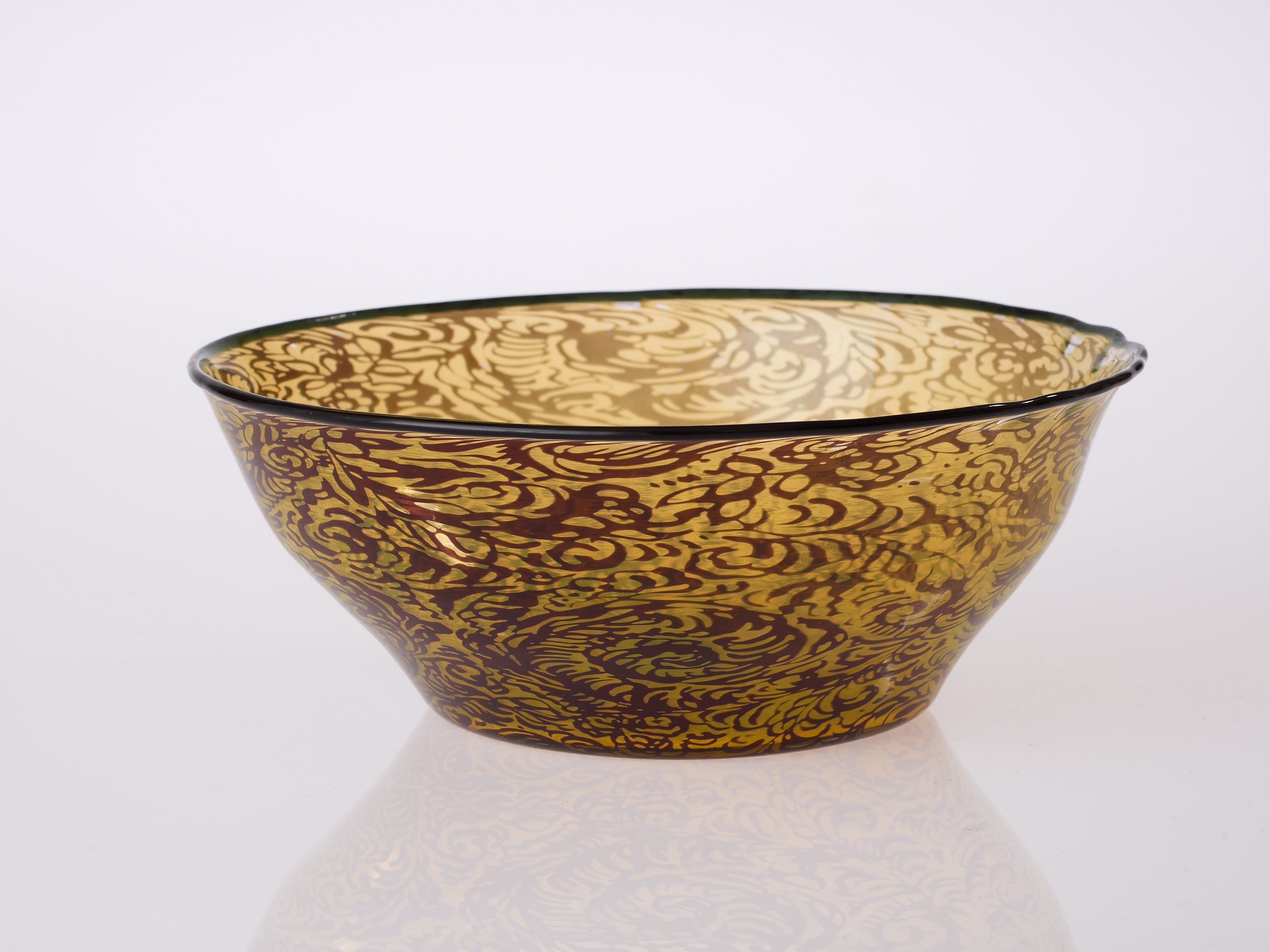 An Edward Hald 'graal' glass vase, Orrefors 1920. - Bukowskis