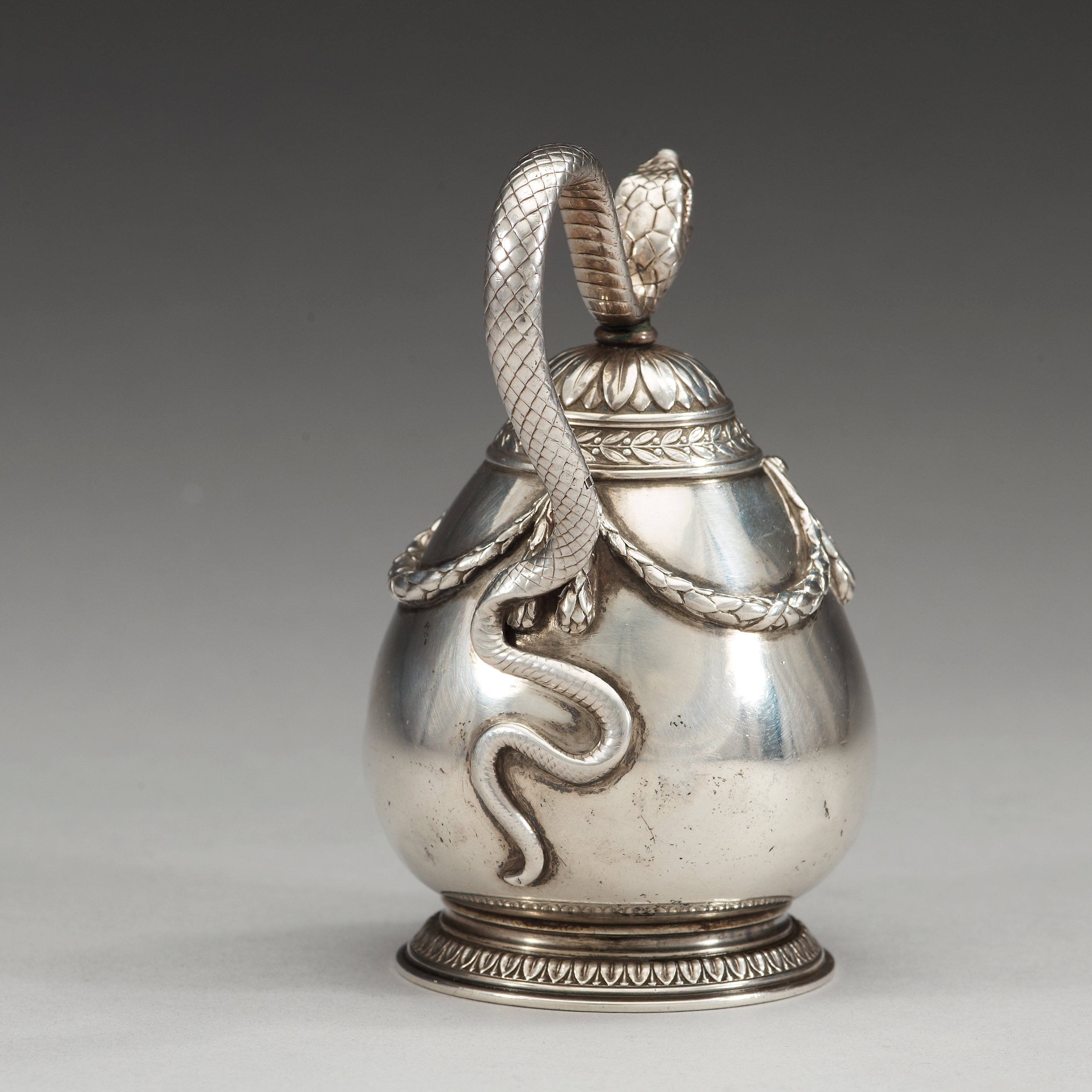 A Russian early 20th century FABERGÉ silver burner, marks of The First ...