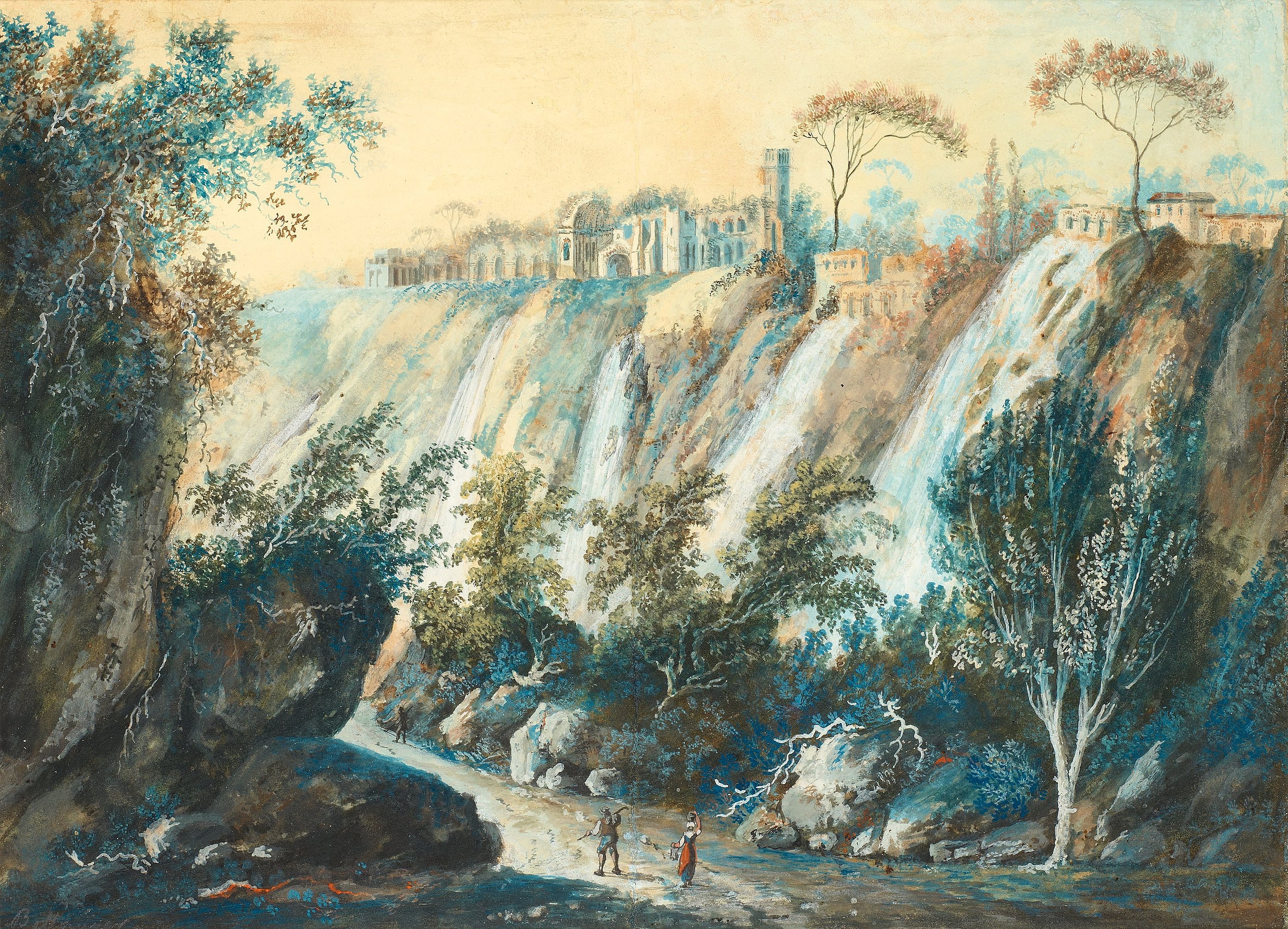 Lars Jacob von Röök, Scene from Tivoli. - Bukowskis