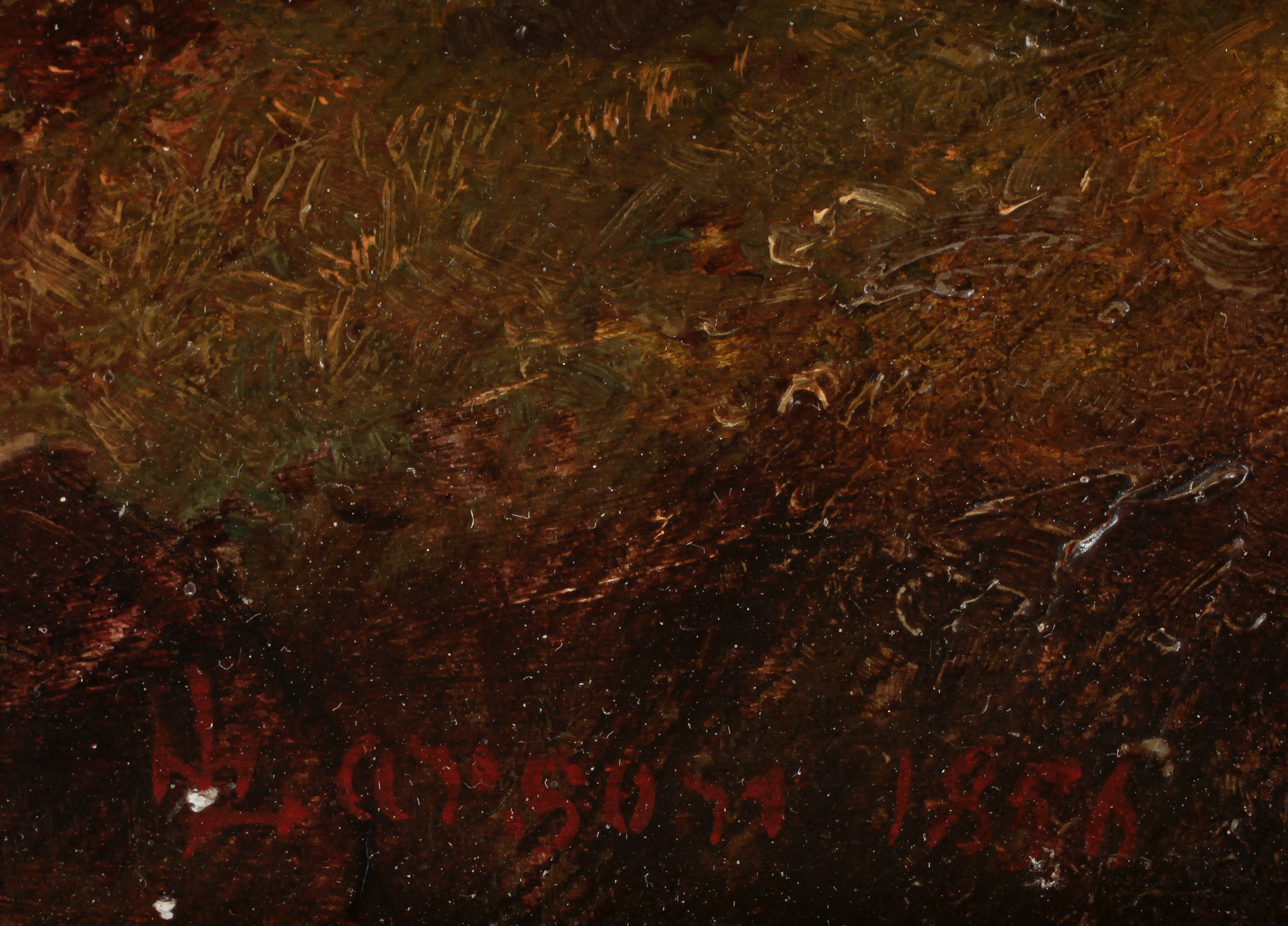 MARCUS LARSON, olja på duk, sign och dat 1856. - Bukowskis