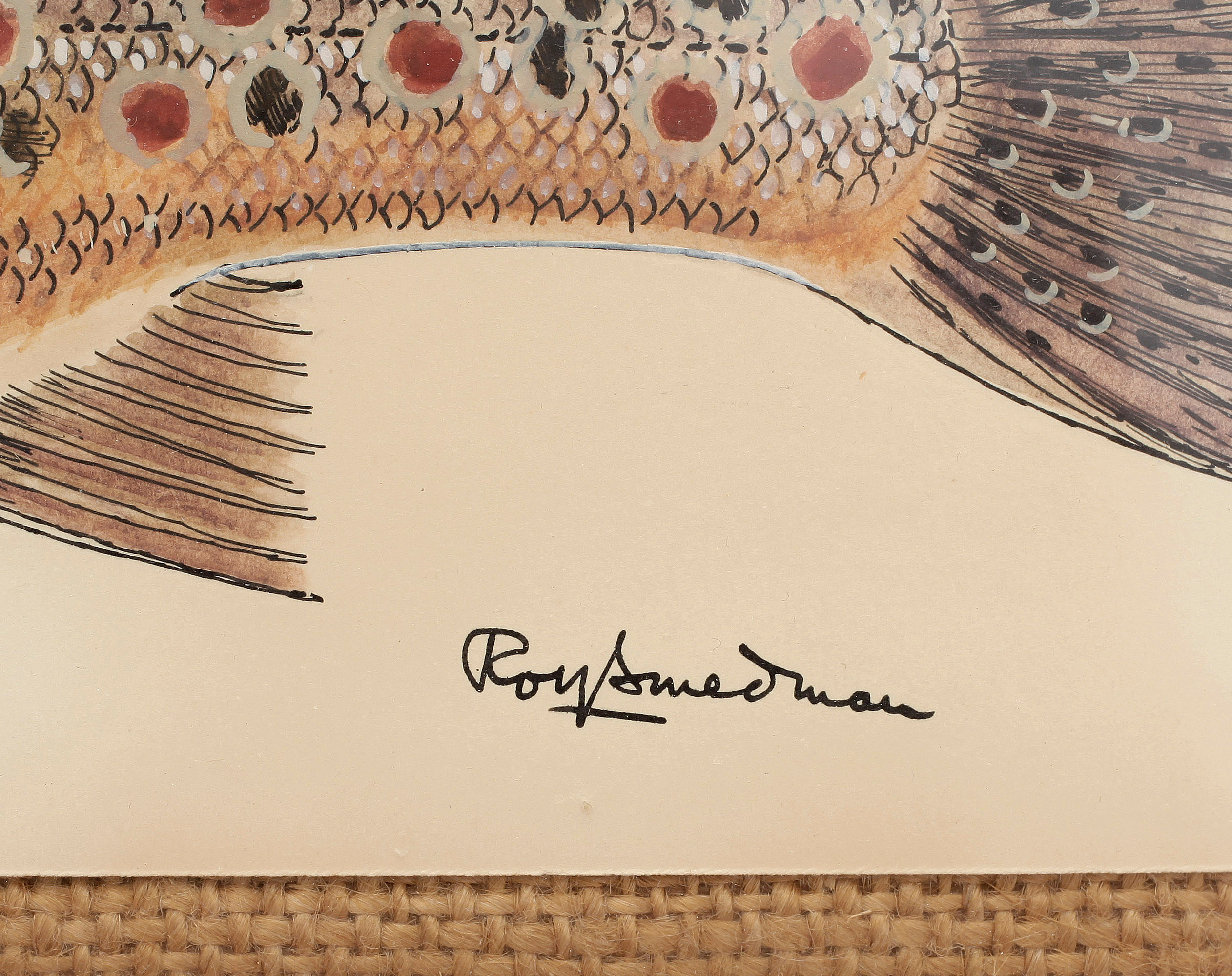 ROLF SMEDMAN akvarell och tusch, sign. - Bukowskis