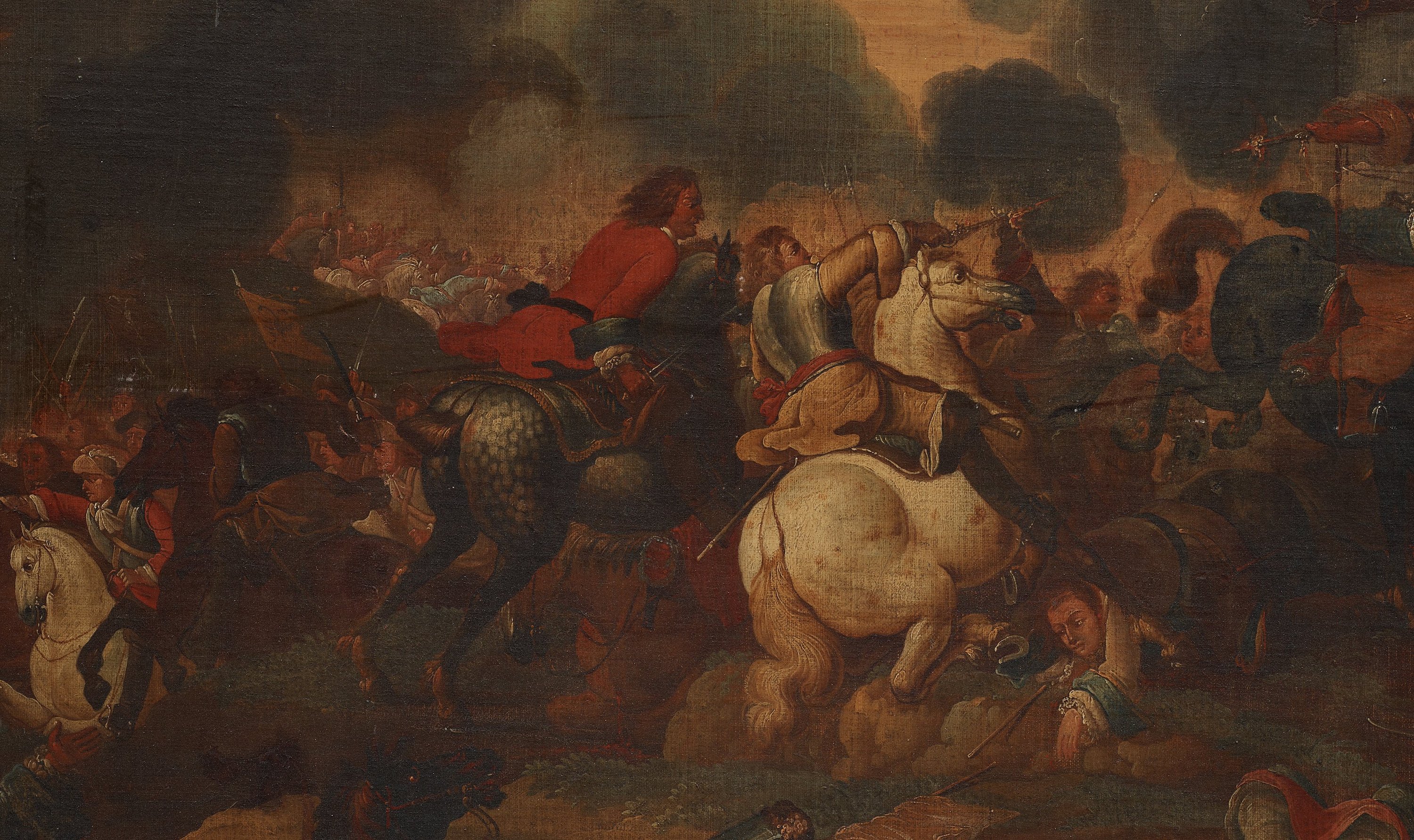 Georg Philipp Rugendas Follower of, Battle scene. - Bukowskis