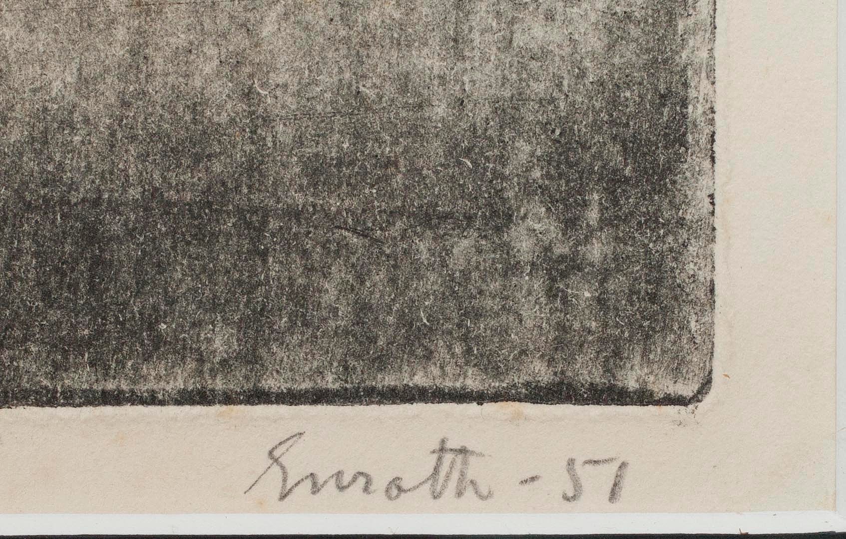 ERIK ENROTH (FINLAND), etsning 4/25, sign. och dat. -51. - Bukowskis