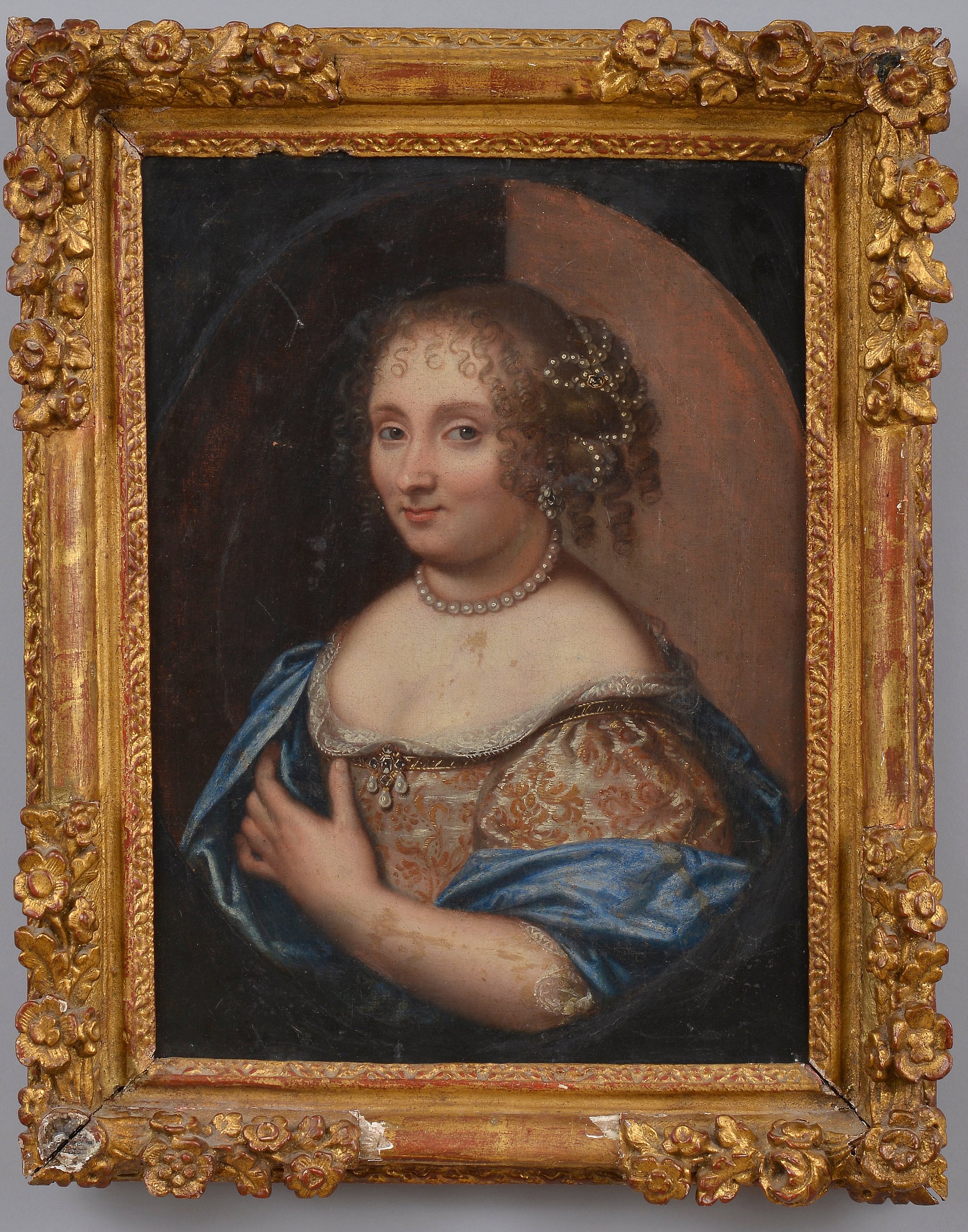 Pierre Mignard väitetty/tillskriven/attibuted to, PORTRAIT OF A WOMAN ...