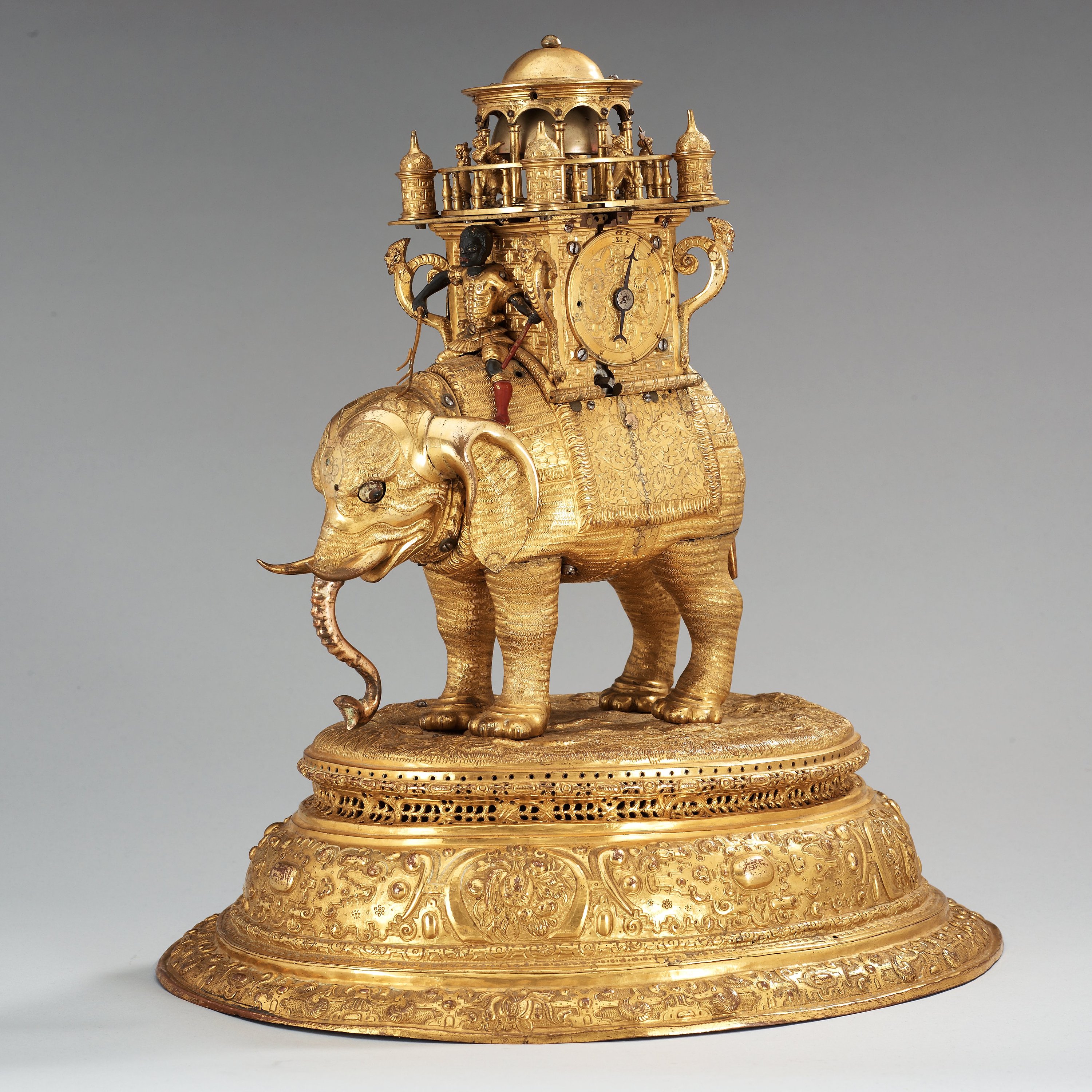 An important South German late 16th century gilt copper and bronze ...