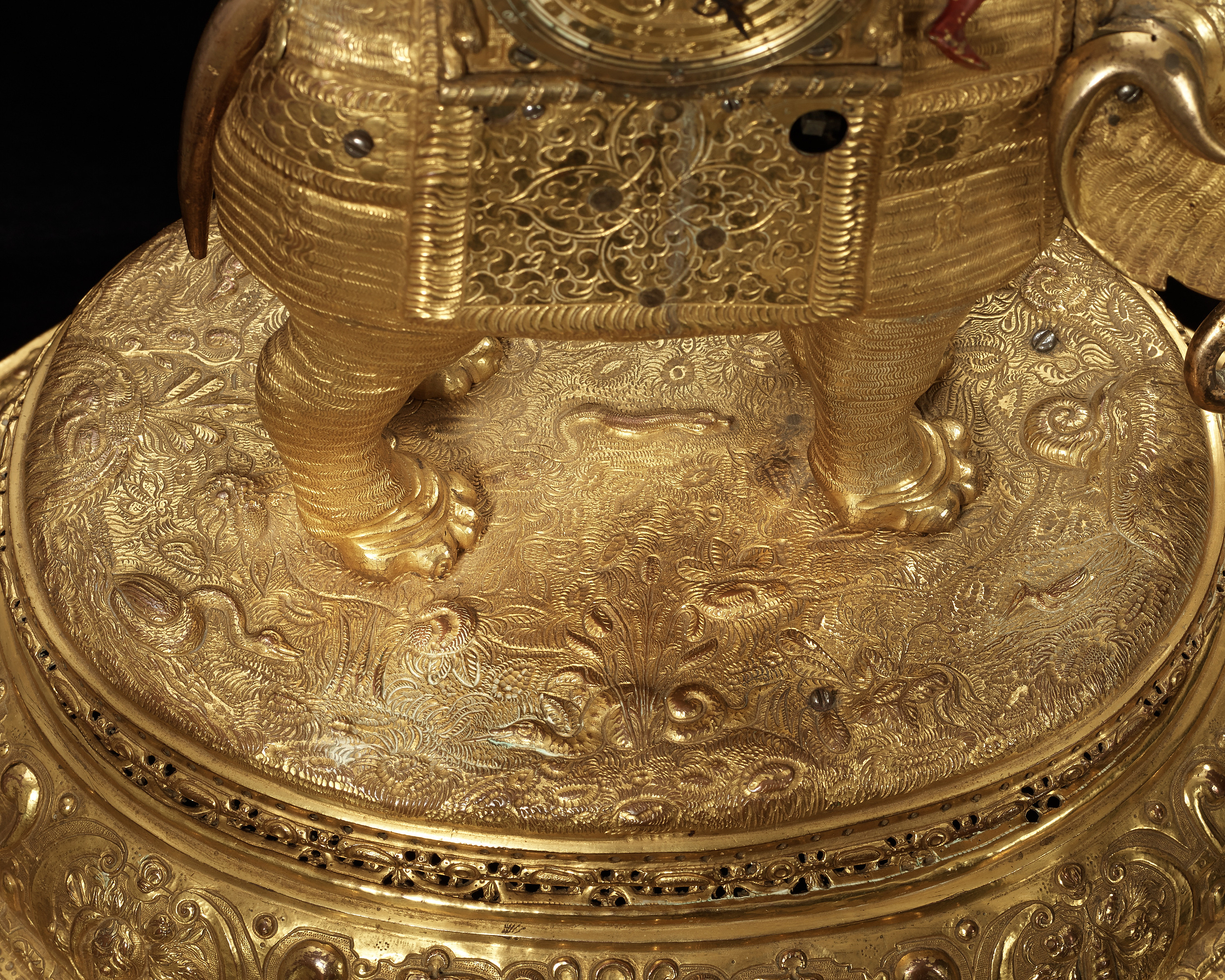 An important South German late 16th century gilt copper and bronze ...