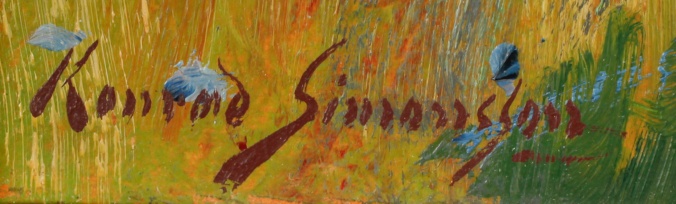 KONRAD SIMONSSON, olja på pannå, sign. - Bukowskis