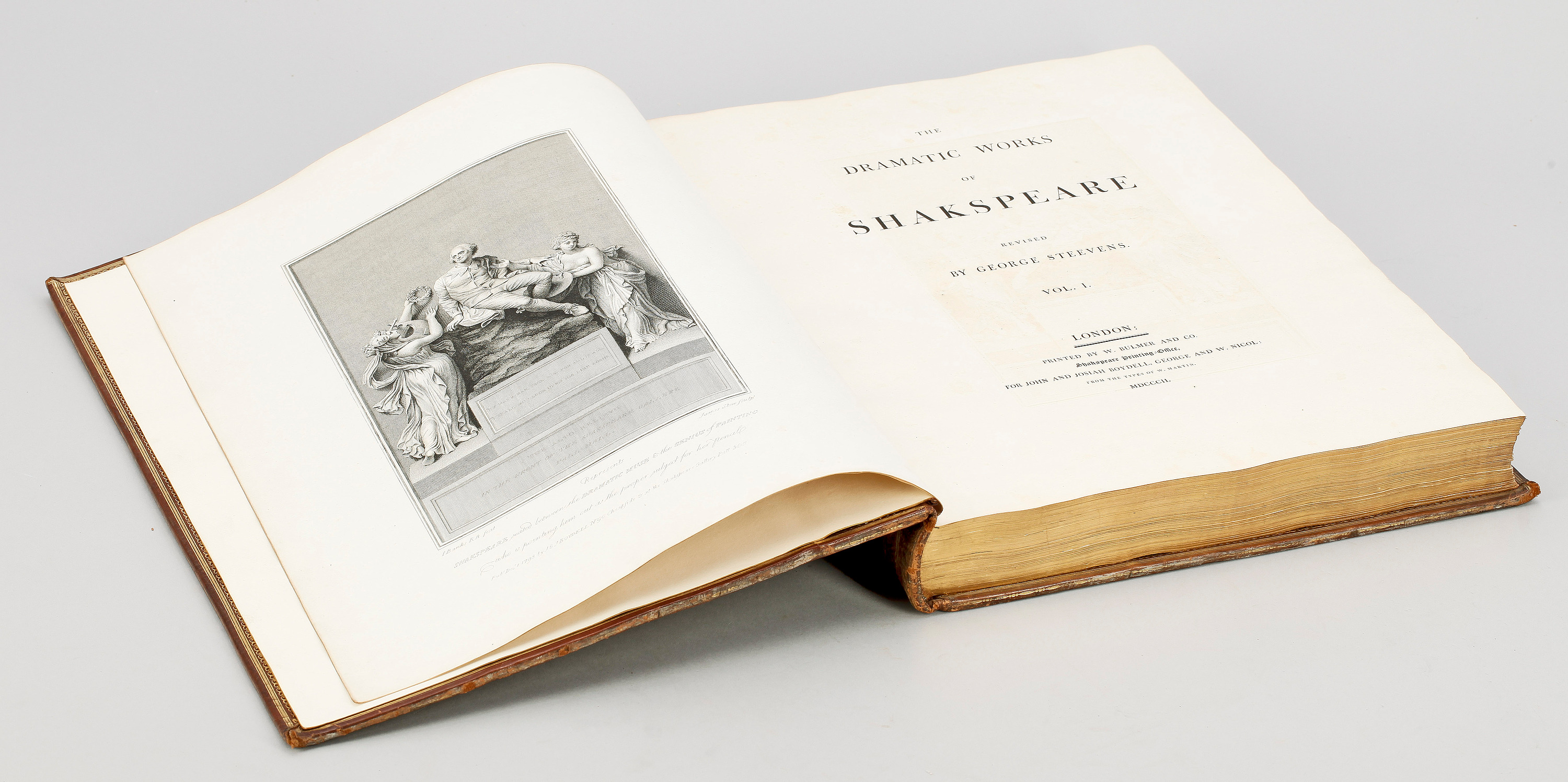 WILLIAM SHAKESPEARE (1564-1616), vol I-IX, "The Dramatic Works of ...
