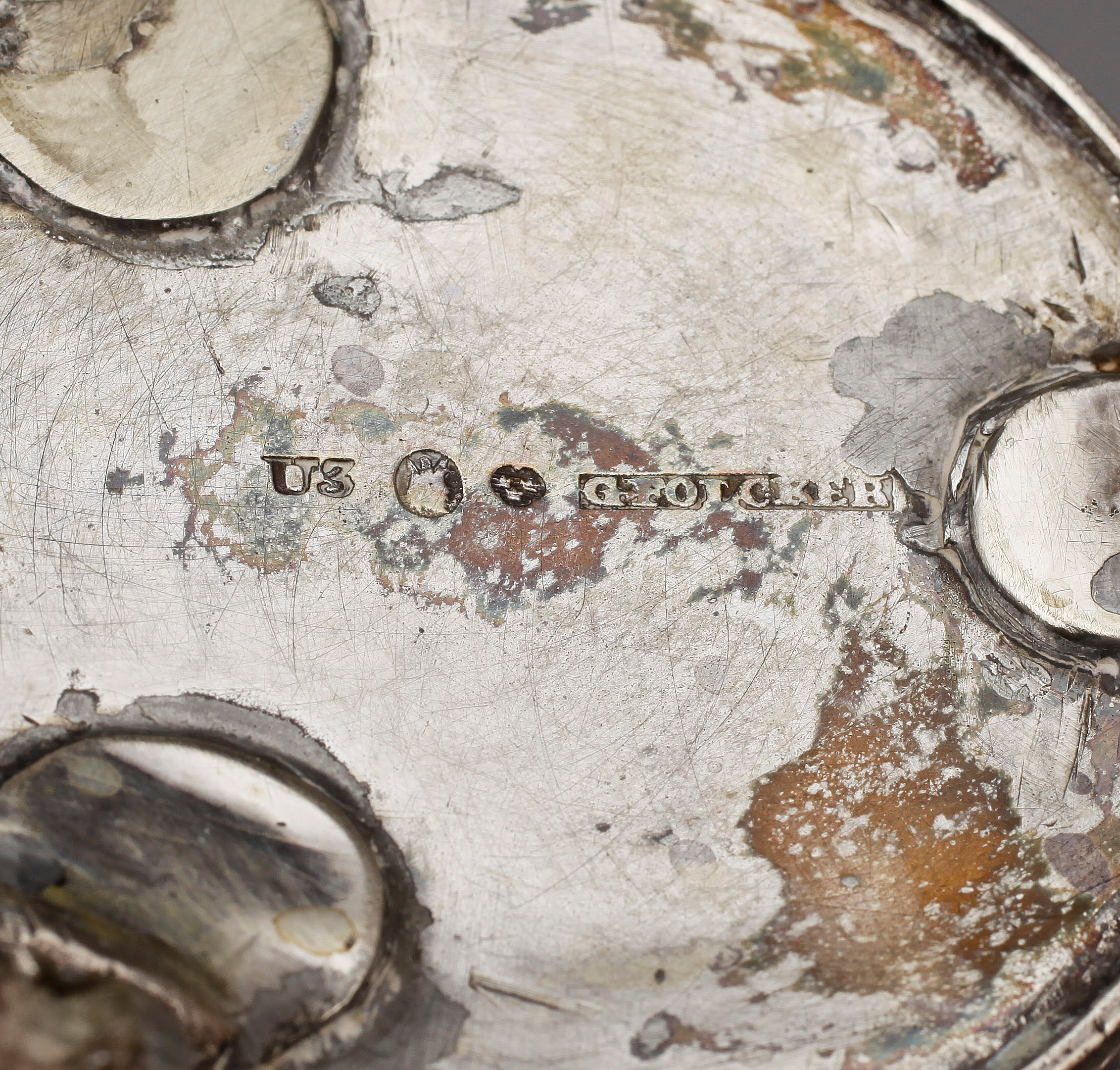 MOCCAKANNA, silver, Gustaf Folcker, Stockholm, 1826. Vikt ca 312 g ...