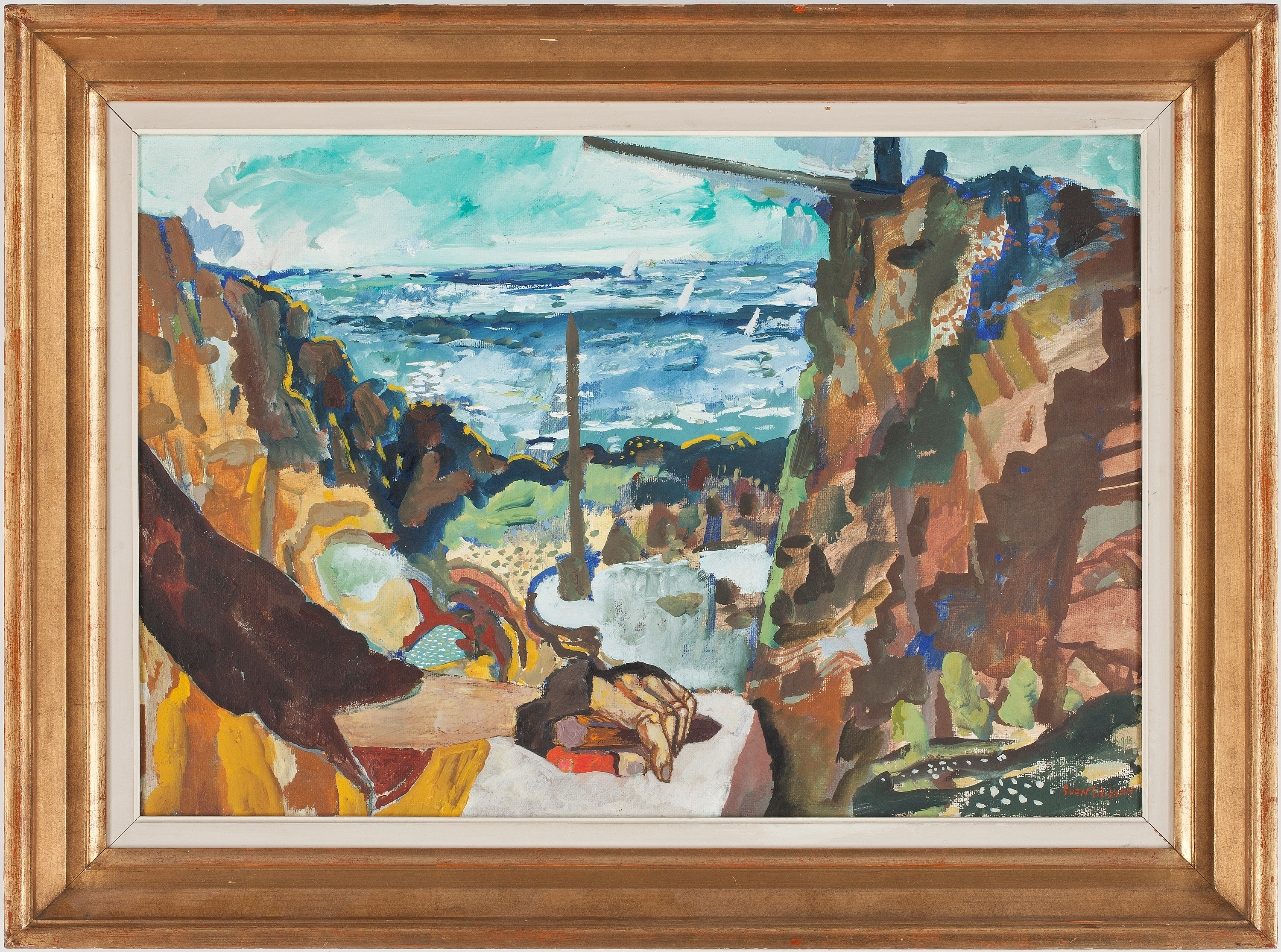 SVEN X:ET ERIXSON. Olja på duk. Signerad Sven Erixson. - Bukowskis