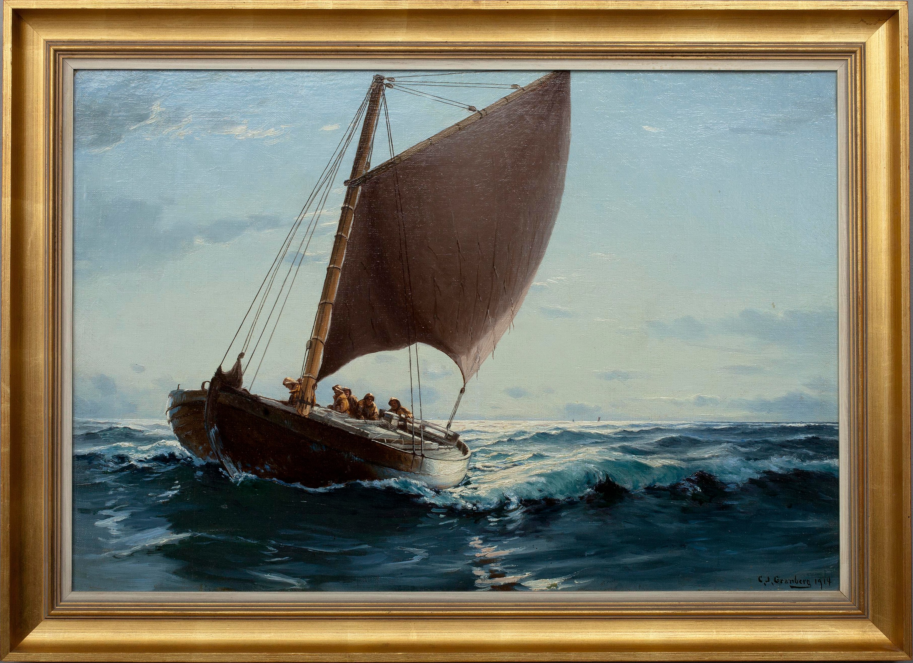 CARL JOHAN GRANBERG (SVERIGE), olja på duk, sign. och dat. 1914 ...