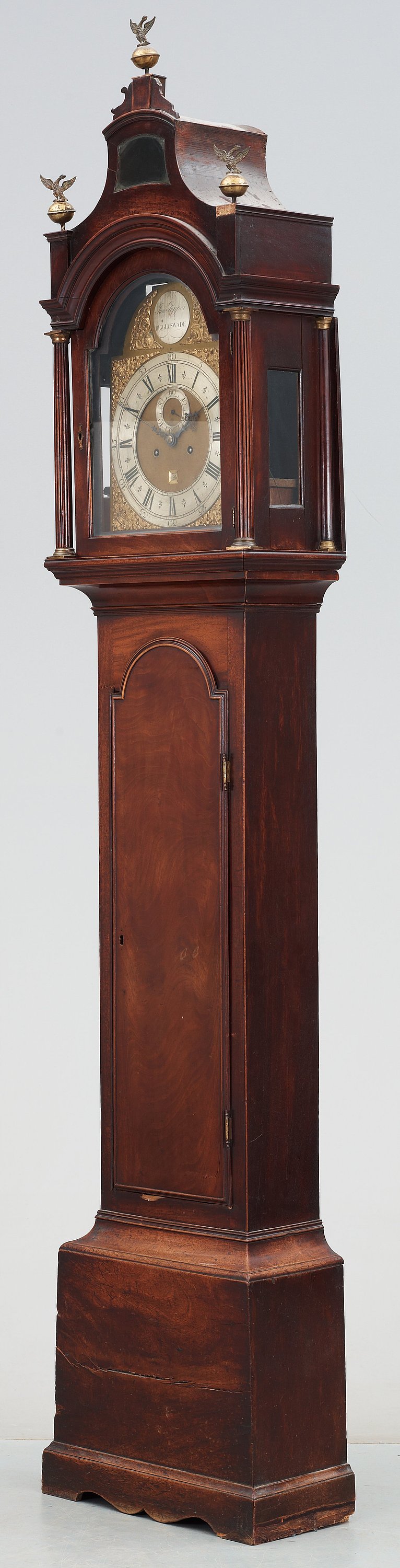 An English circa 1800 long-case clock marked "Jam.s Pepper Biggleswade ...