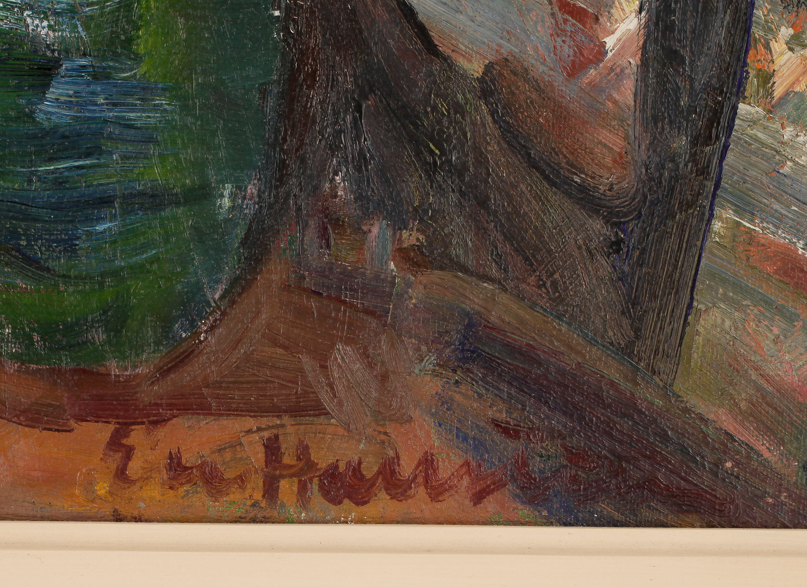 Eric Hallström, Landscape in fall, Northern Sweden. - Bukowskis