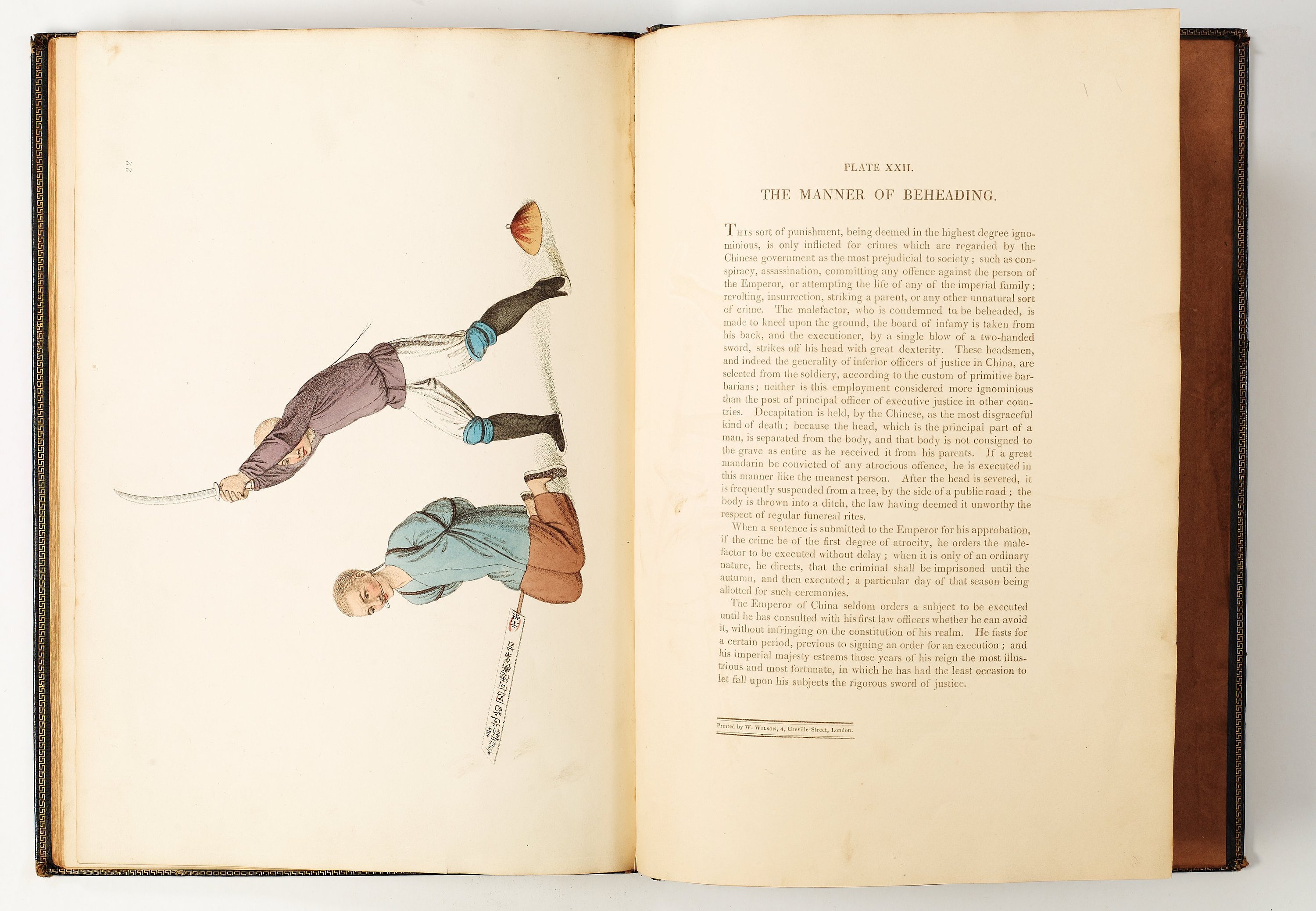 GEORGE HENRY MASON, The Punishments of China, London 1801. - Bukowskis