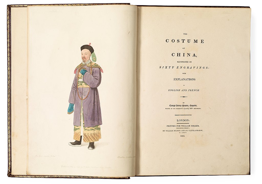 GEORGE HENRY MASON, The Costumes of China, London 1804. - Bukowskis