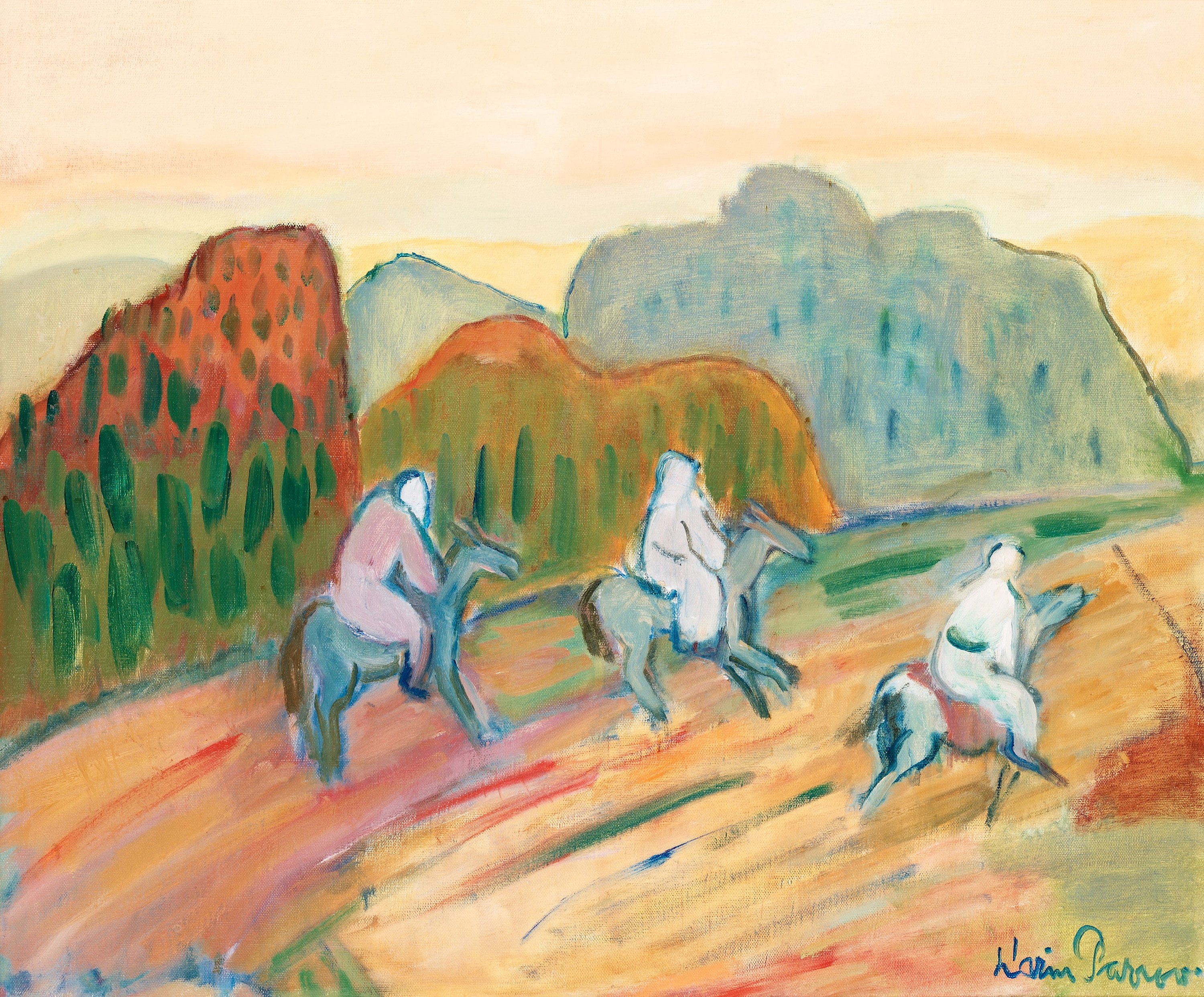 Karin Parrow, "Ryttare" (Rider). - Bukowskis