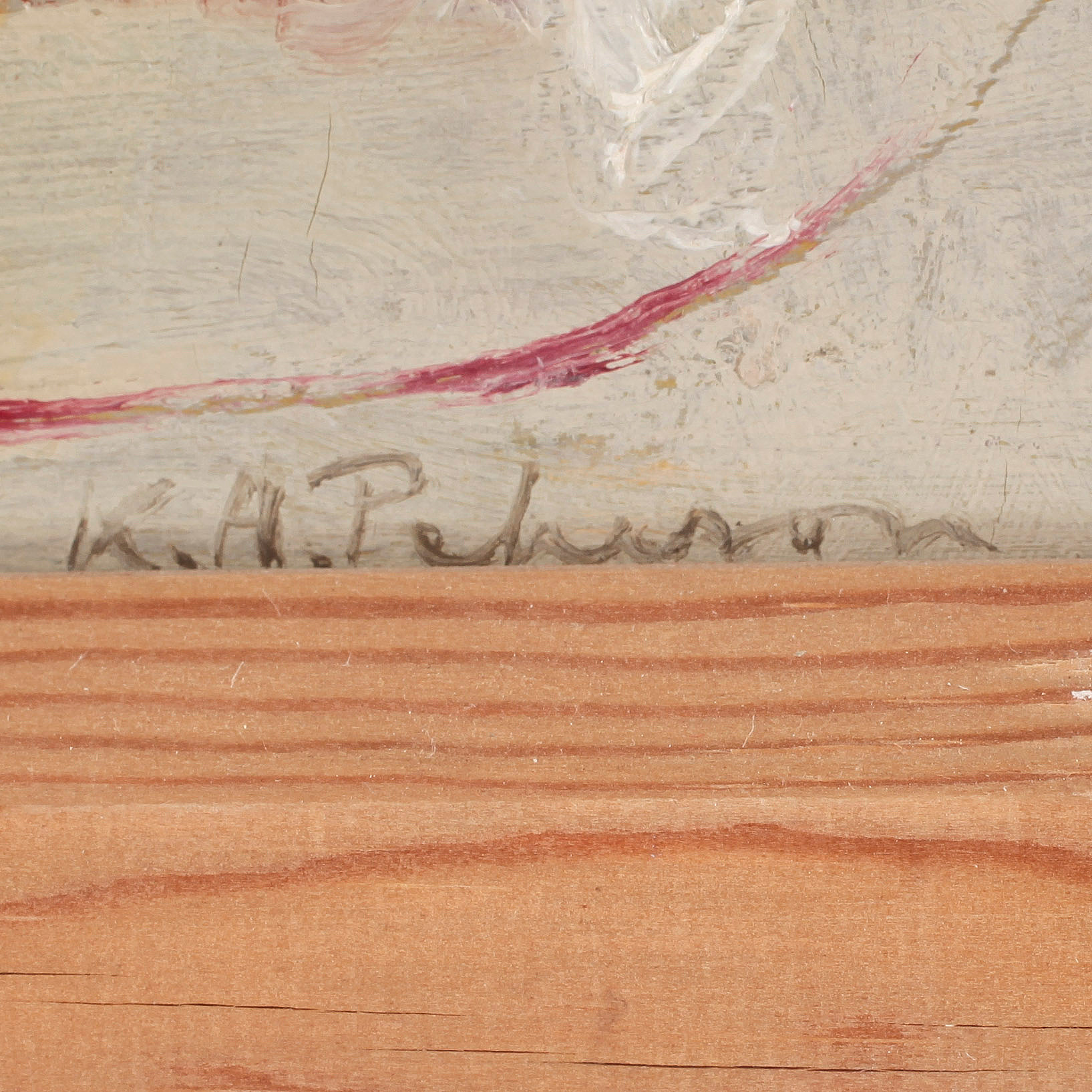 KARL AXEL PEHRSON, olja på pannå, sign. - Bukowskis