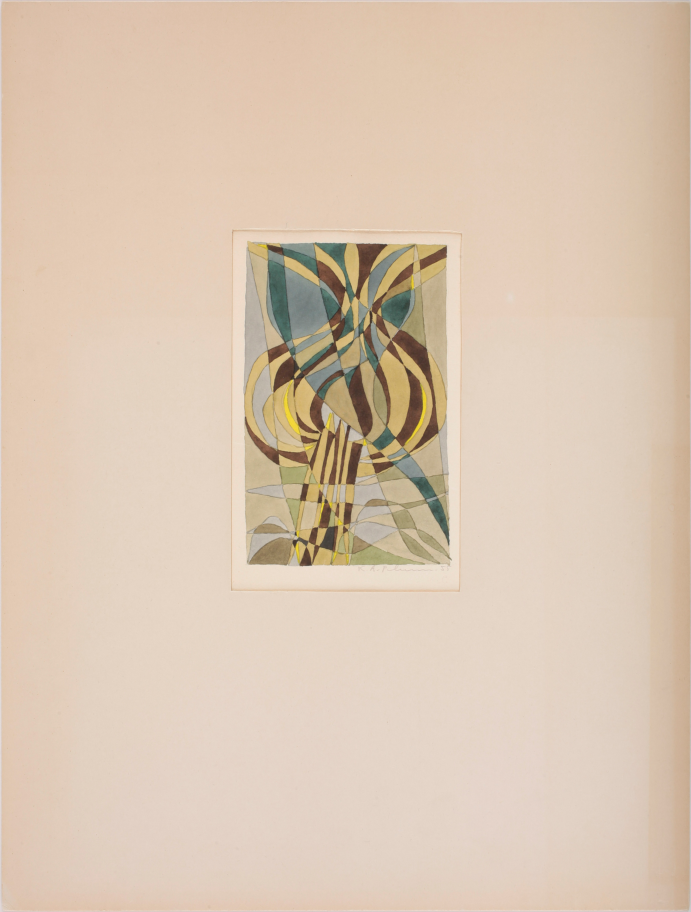 KARL AXEL PEHRSON, akvarell, sign o dat 55. - Bukowskis