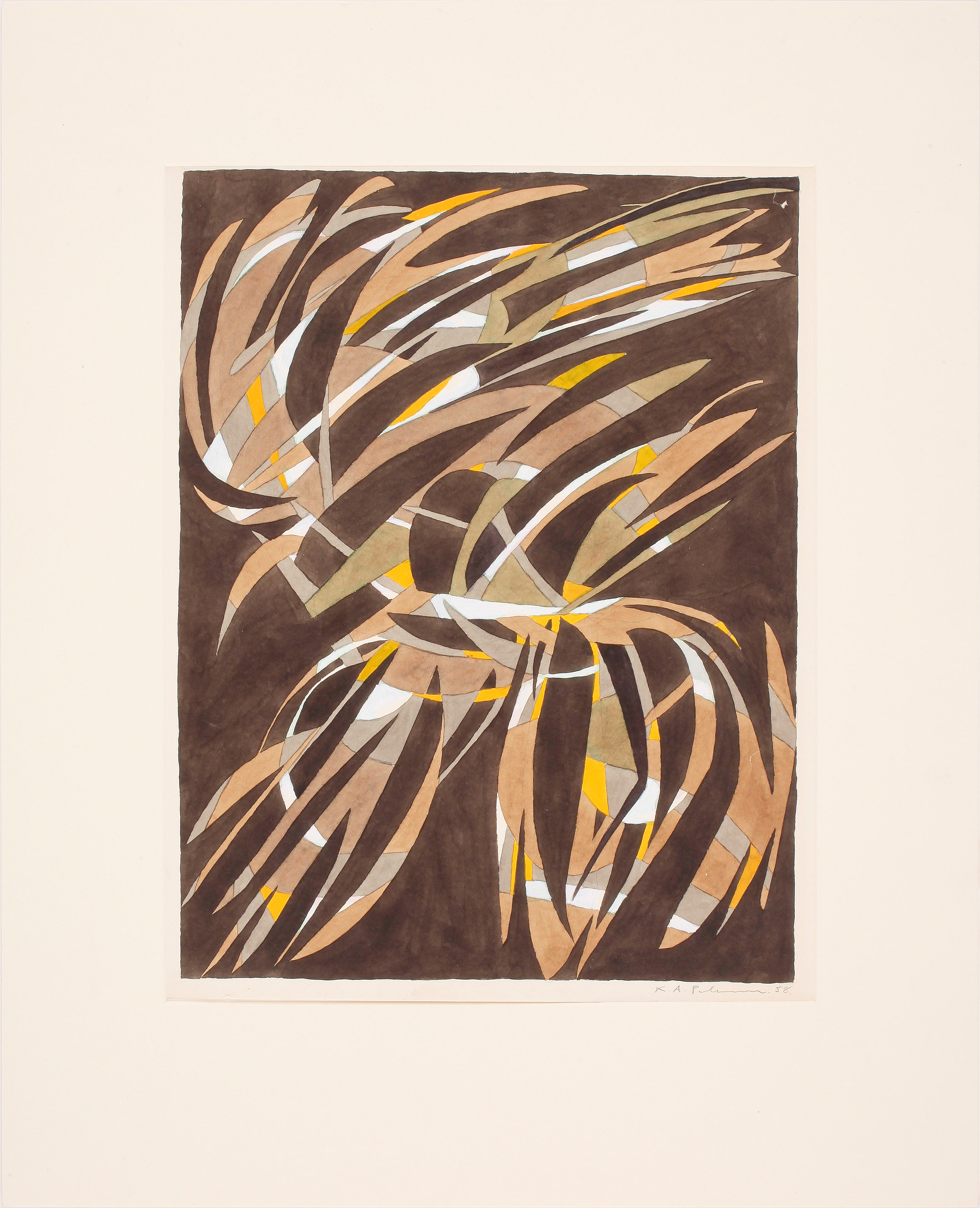 KARL AXEL PEHRSON, akvarell, sign o dat 58. - Bukowskis