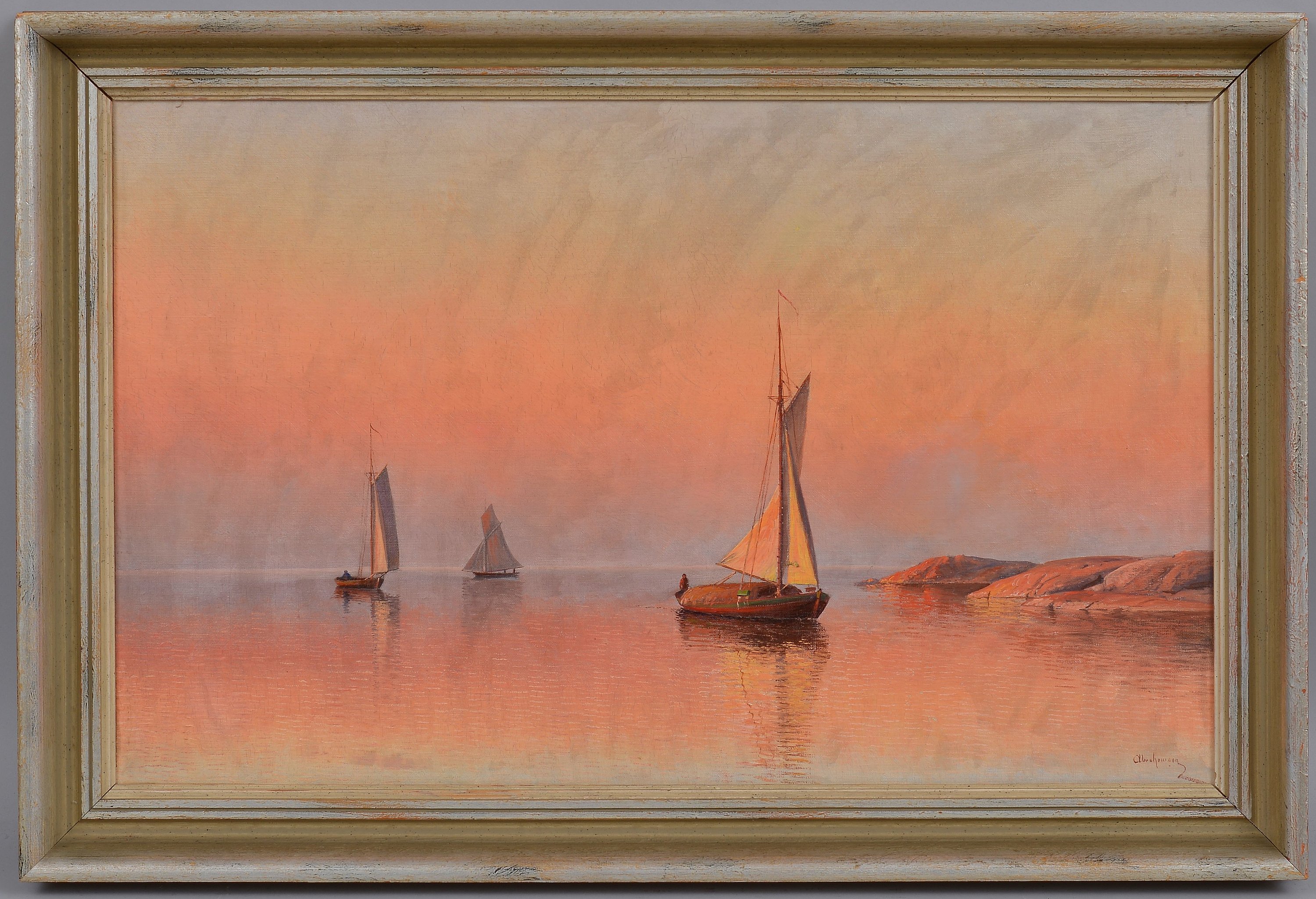 Erik Abrahamsson, SAILBOATS IN THE ARCHIPELAGO OF AHVENANMAA. - Bukowskis