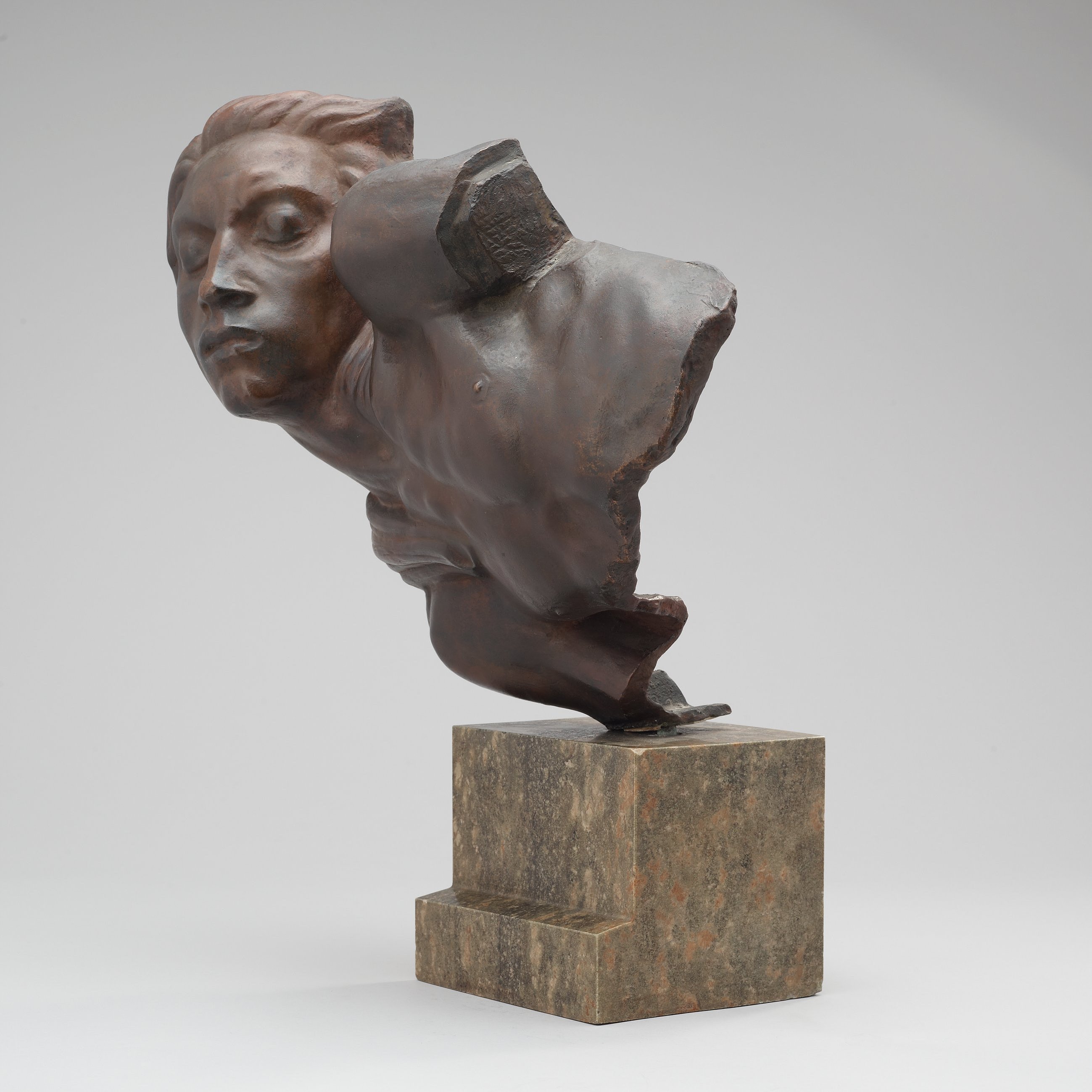 John Lundqvist, Yngling, patinerad brons, Stockholms Konstgjuteri, ca ...