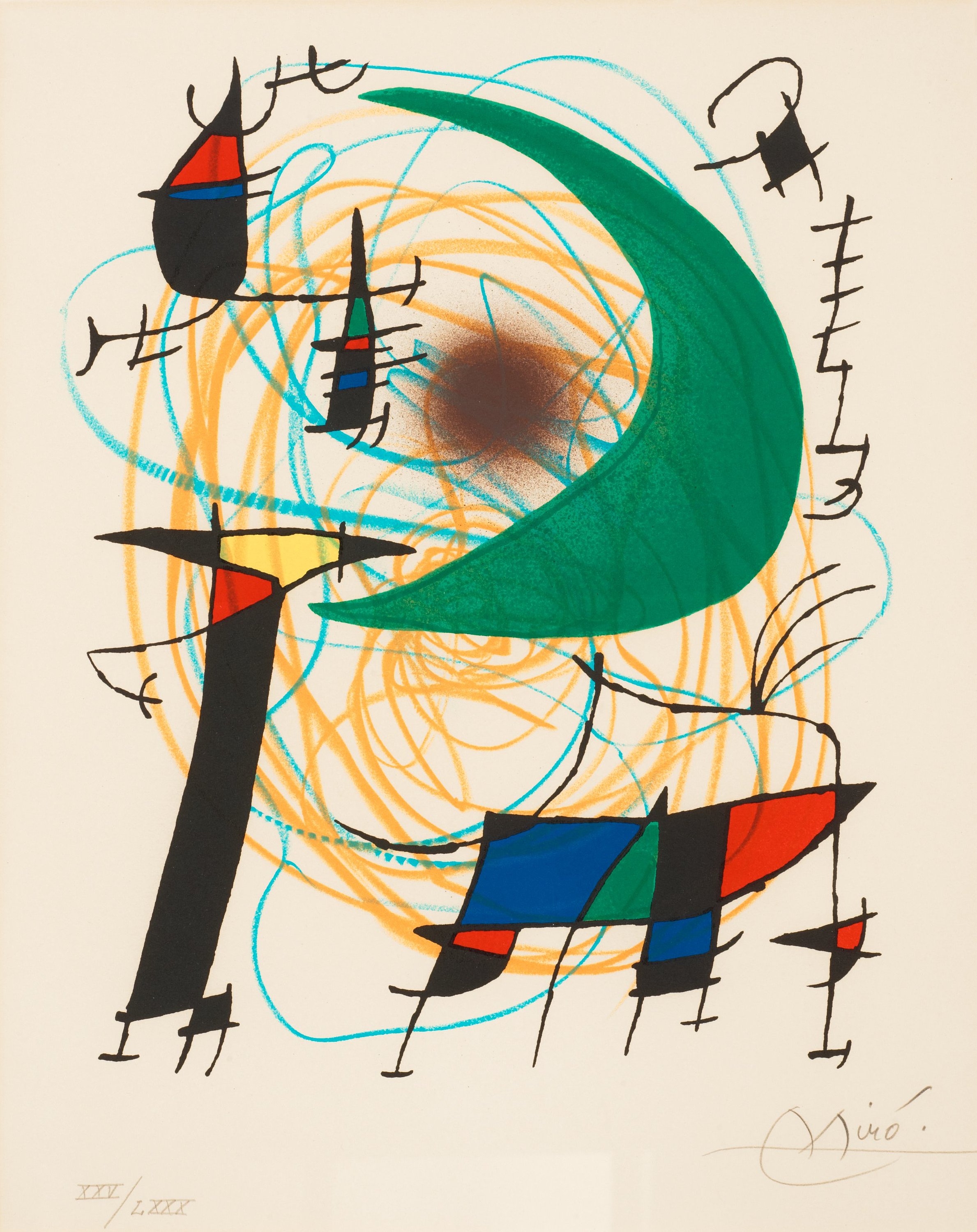 Joan Miró, Untitled, from "Miró lithographe I". - Bukowskis