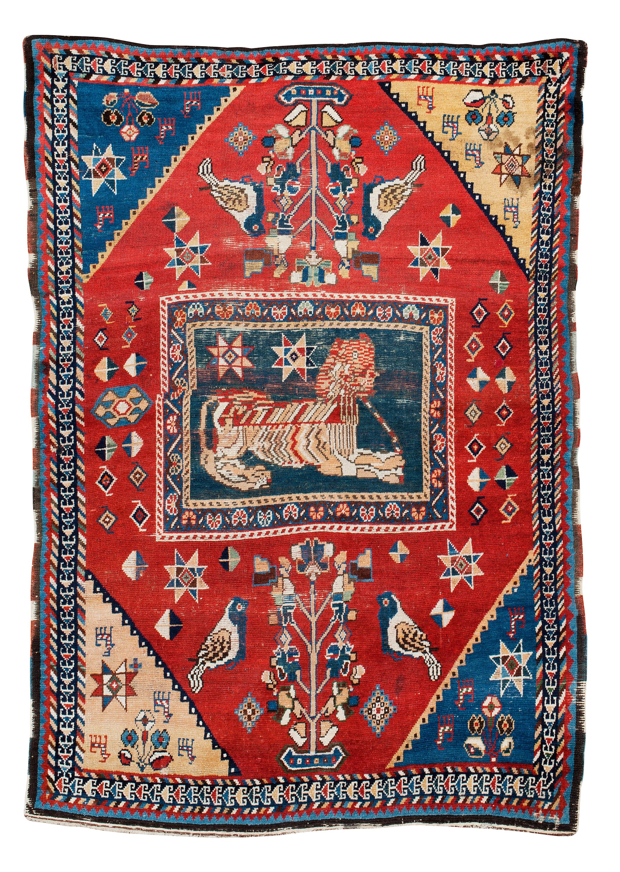 SEMI-ANTIQUE LORESTAN probably. 197 x 140 cm. - Bukowskis