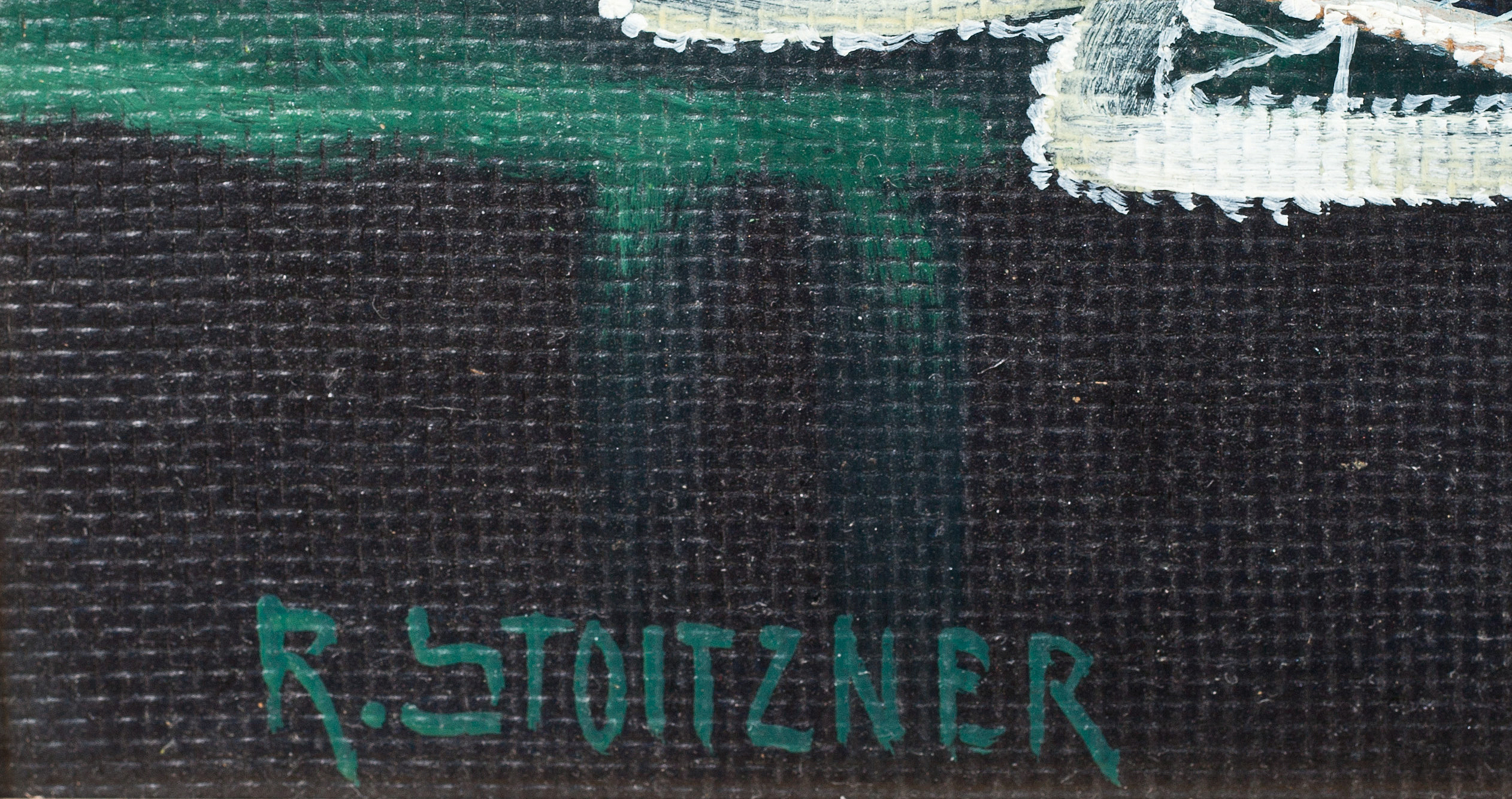 RUDOLF STOITZNER, olja på pannå, signerad. - Bukowskis