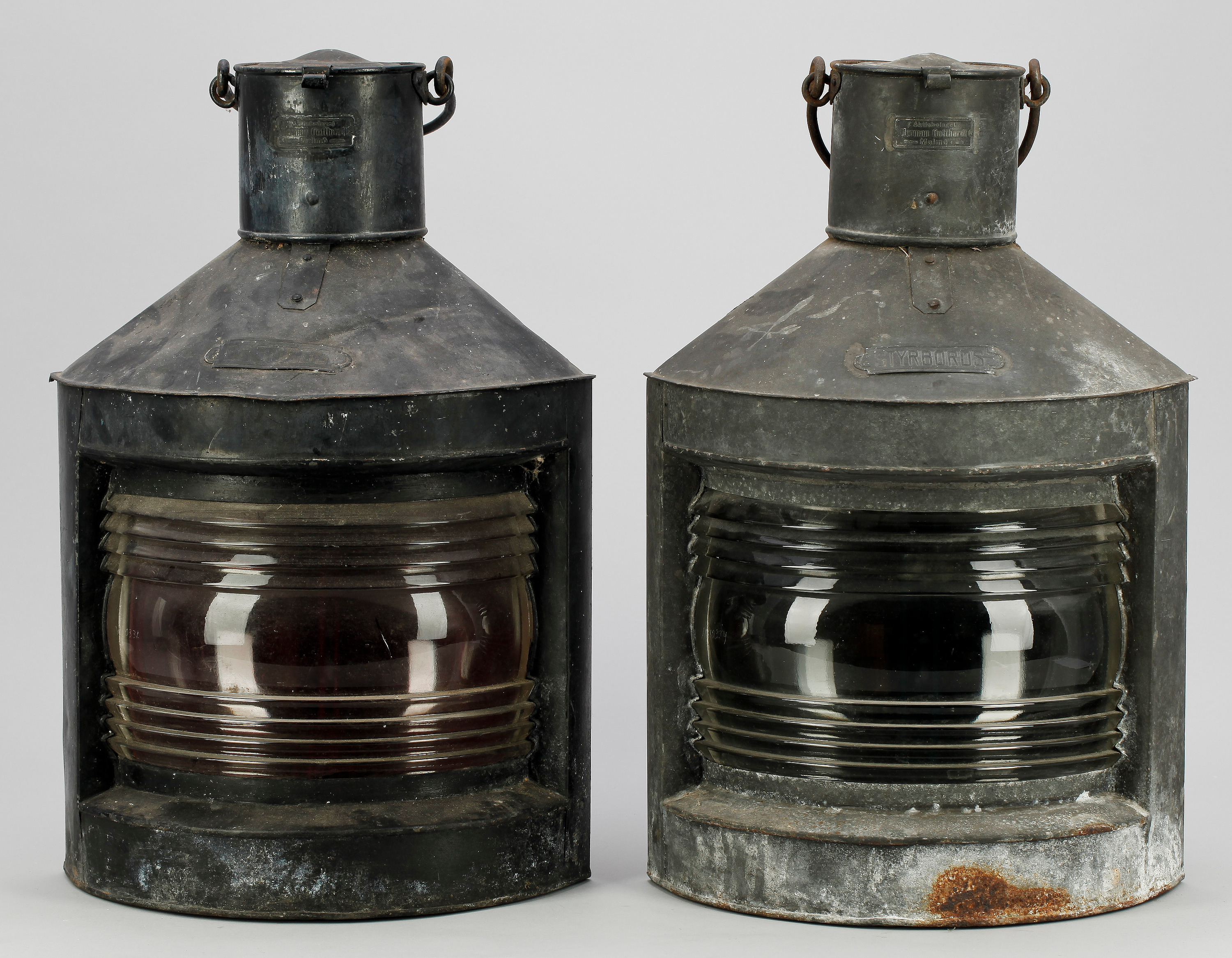 LANTERNOR, ett par, Herman Gotthardt Malmö, 1900-talets början. - Bukowskis