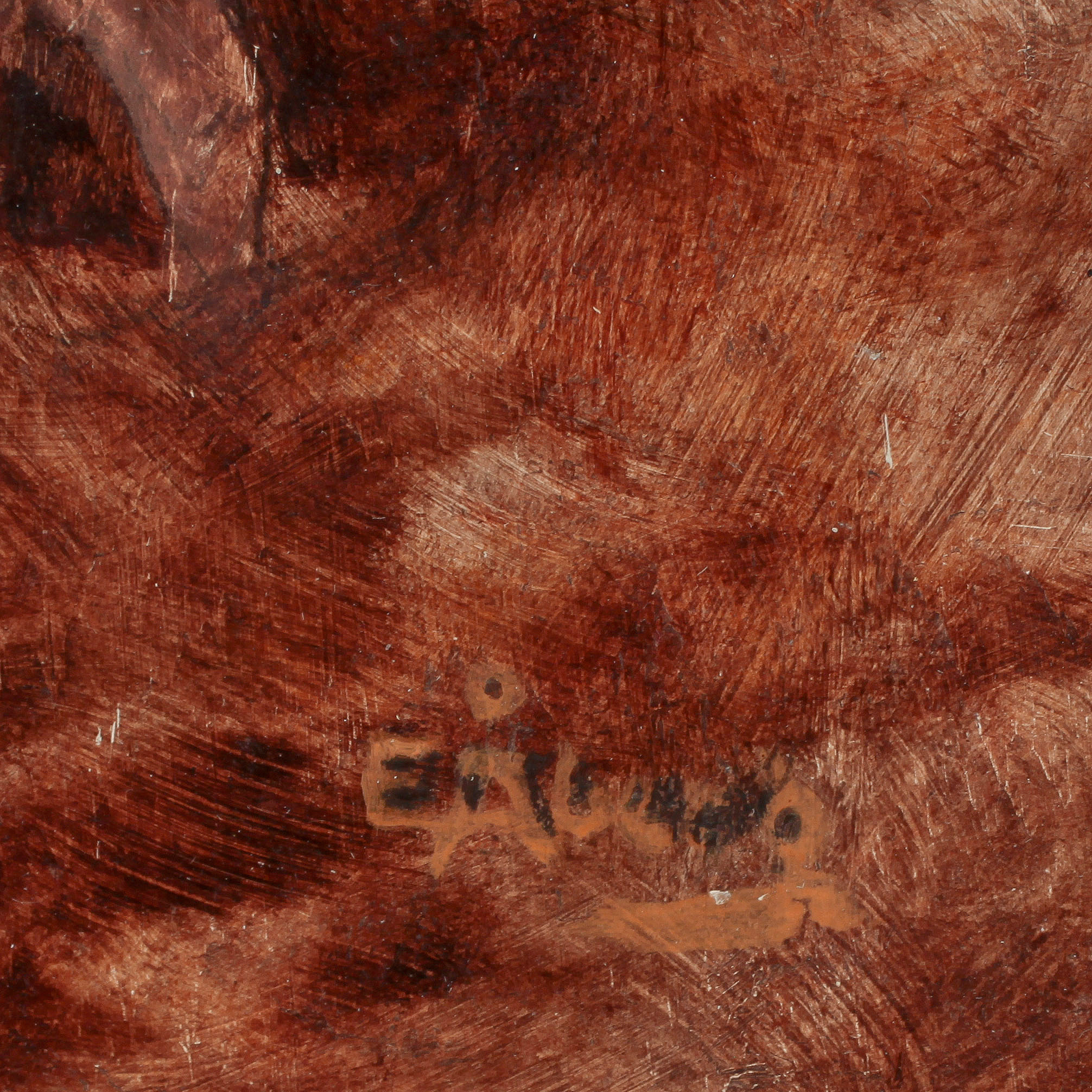 EMIL ÅBERG, olja på pannå. sign. - Bukowskis