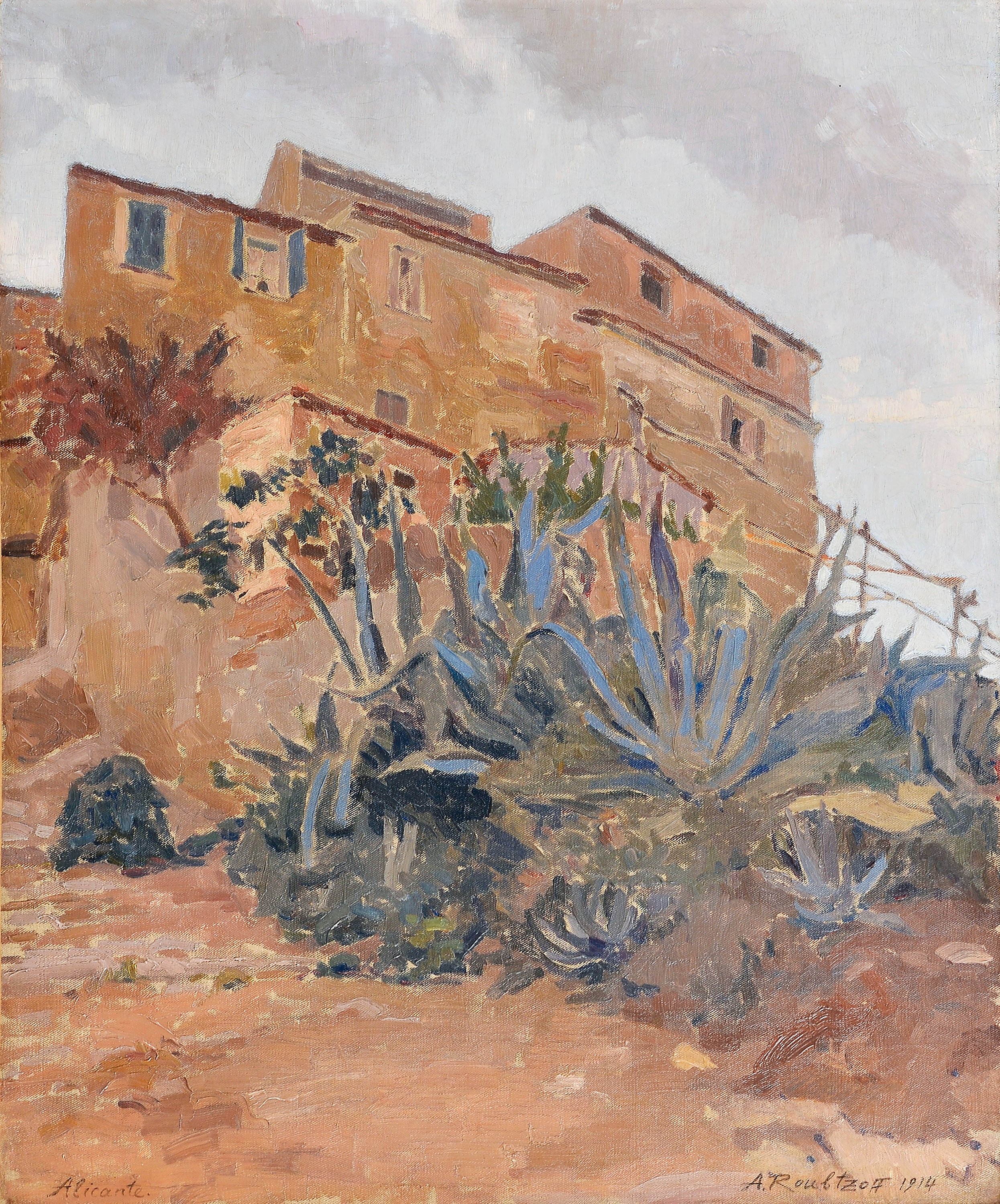 Alexandre Roubtzoff, VIEW FROM ALICANTE. - Bukowskis