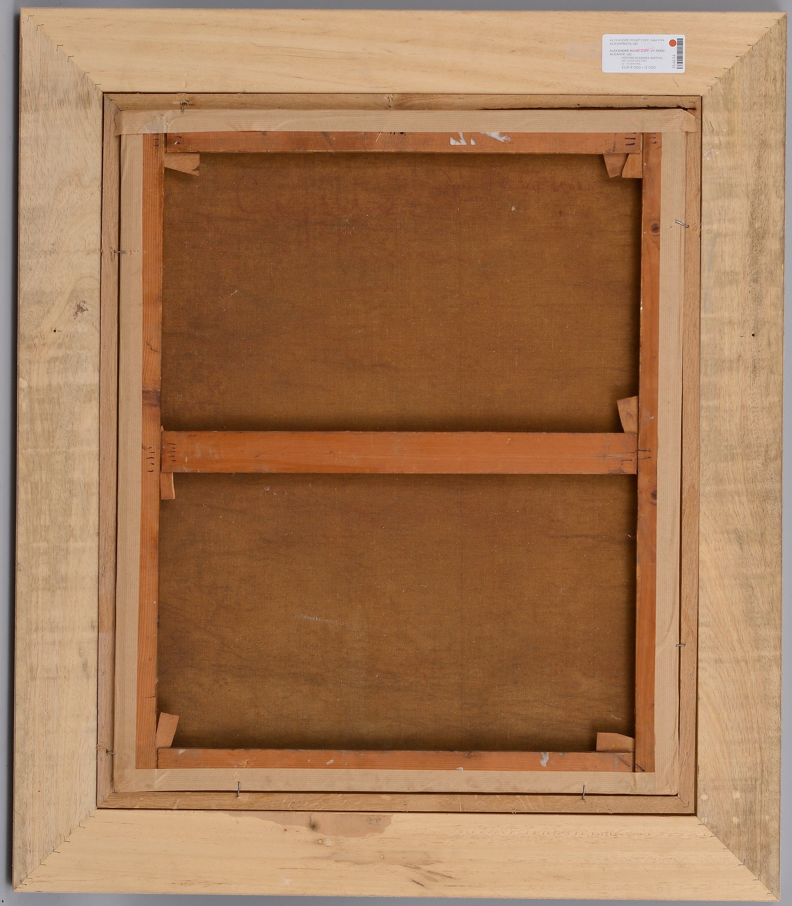 Alexandre Roubtzoff, VIEW FROM ALICANTE. - Bukowskis