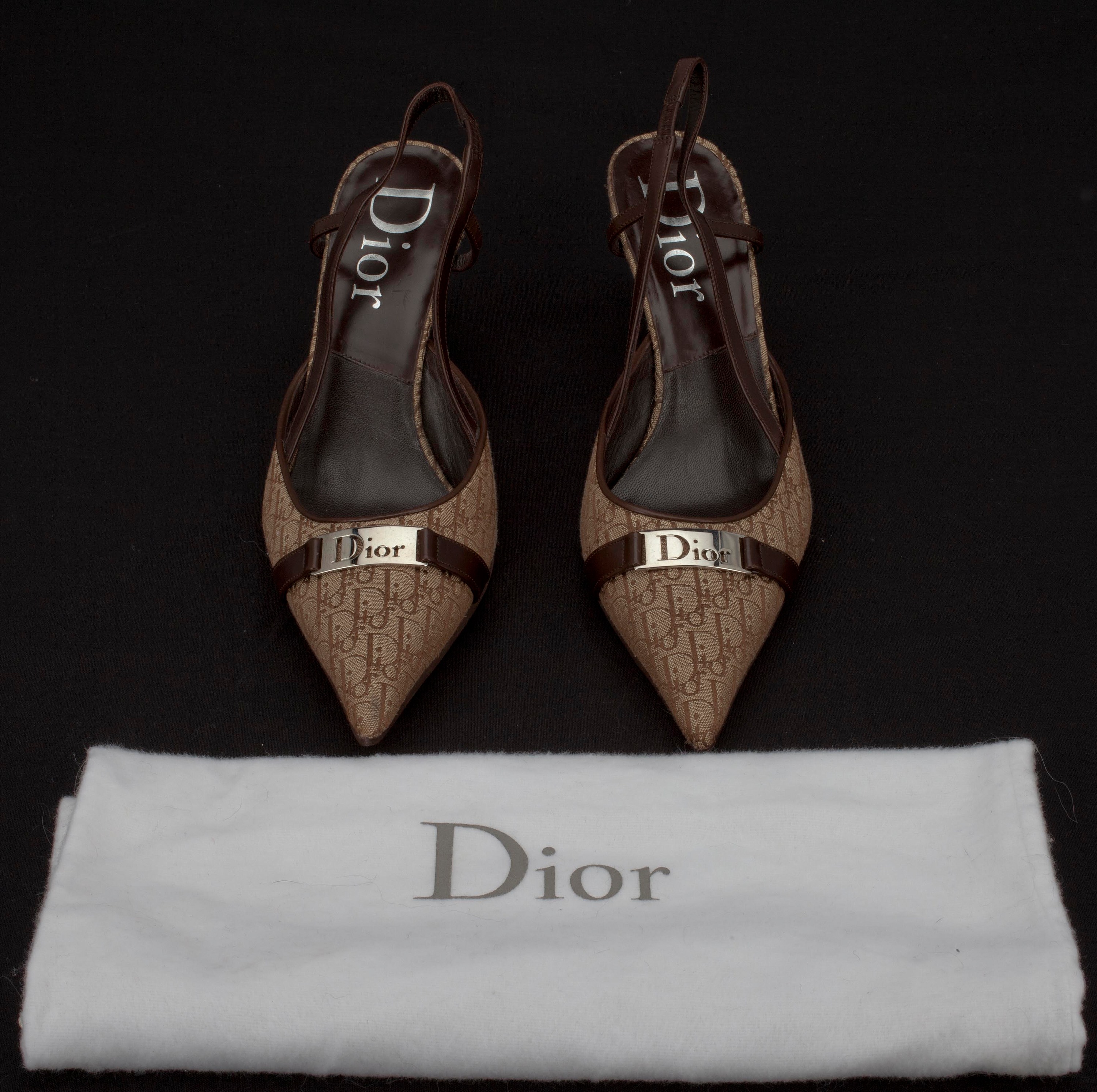 SKOR, slingbacks, Christian Dior. - Bukowskis